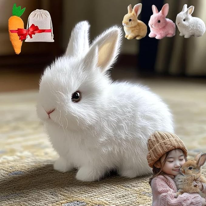 Amazon.com: Namageer My Realistic Bunny Toy : Toys & Games