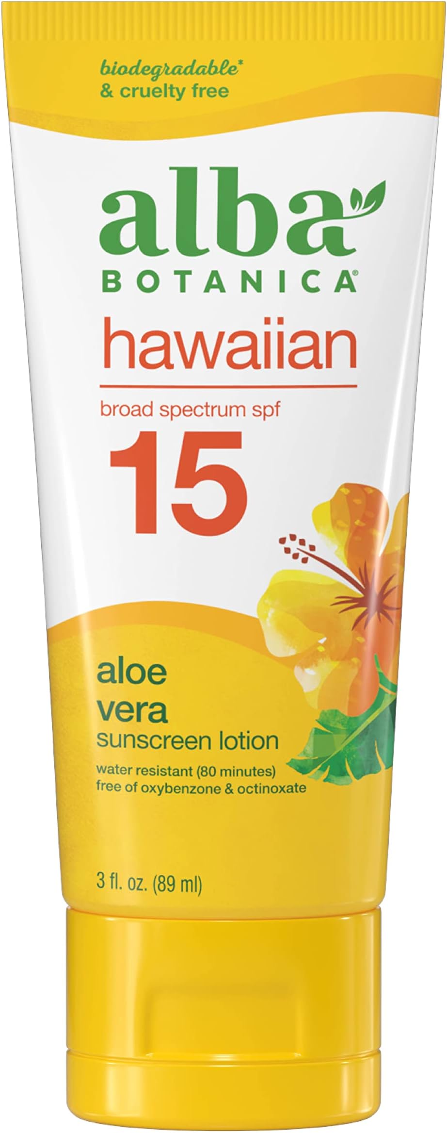 Amazon.com: Alba Botanica Sunscreen Lotion, Sport, SPF 50, Fragrance ...