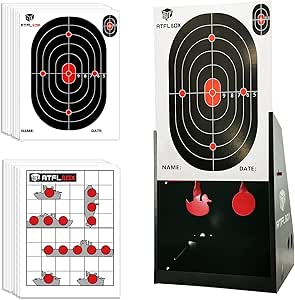 Atflbox 7 x 9 Inch BB Gun Target Trap with 10pcs Paper Target and ...