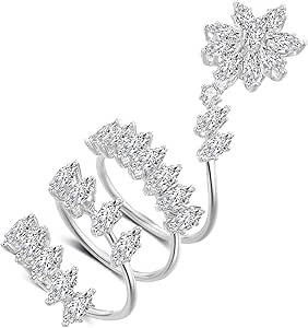 Amazon.com: Mytys Fashion CZ Cocktail Rings for Women-Cubic Zirconia ...