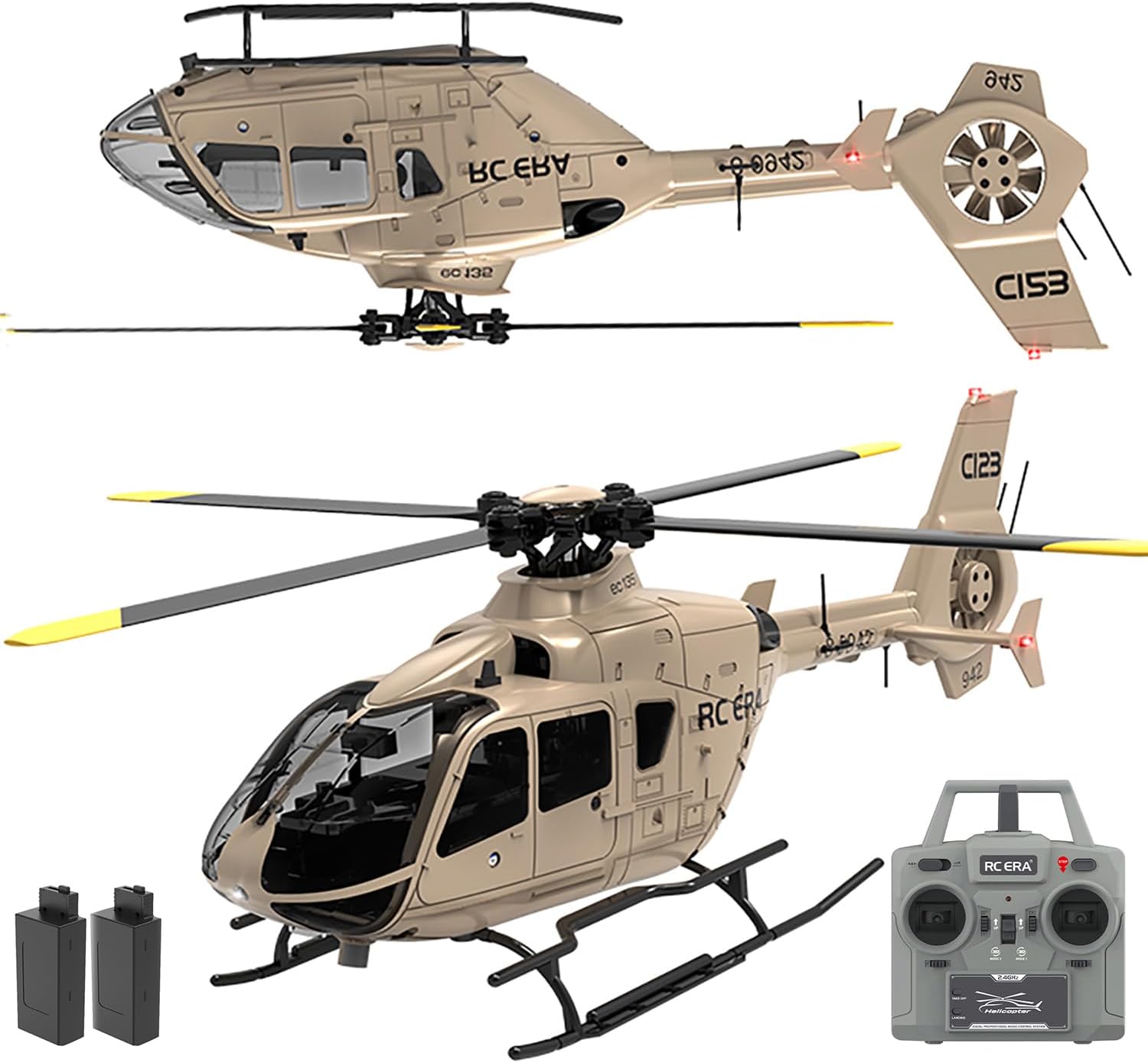 Amazon.com: Ssccgym EC135 C123 Remote Control Helicopter Aircraft for ...