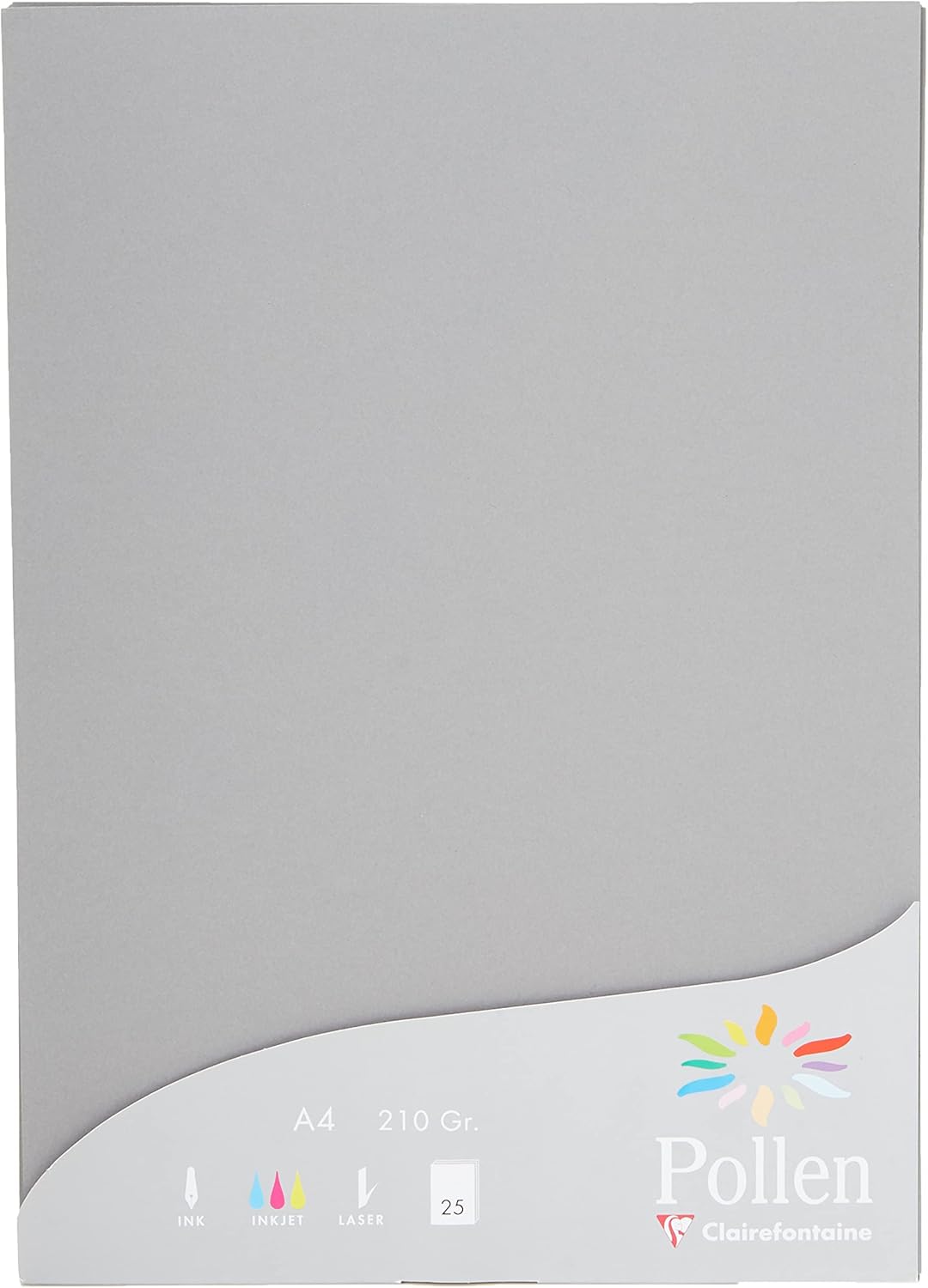 Clairefontaine - Ref 24283C - Pollen Coloured Paper (Pack of 25 Sheets ...