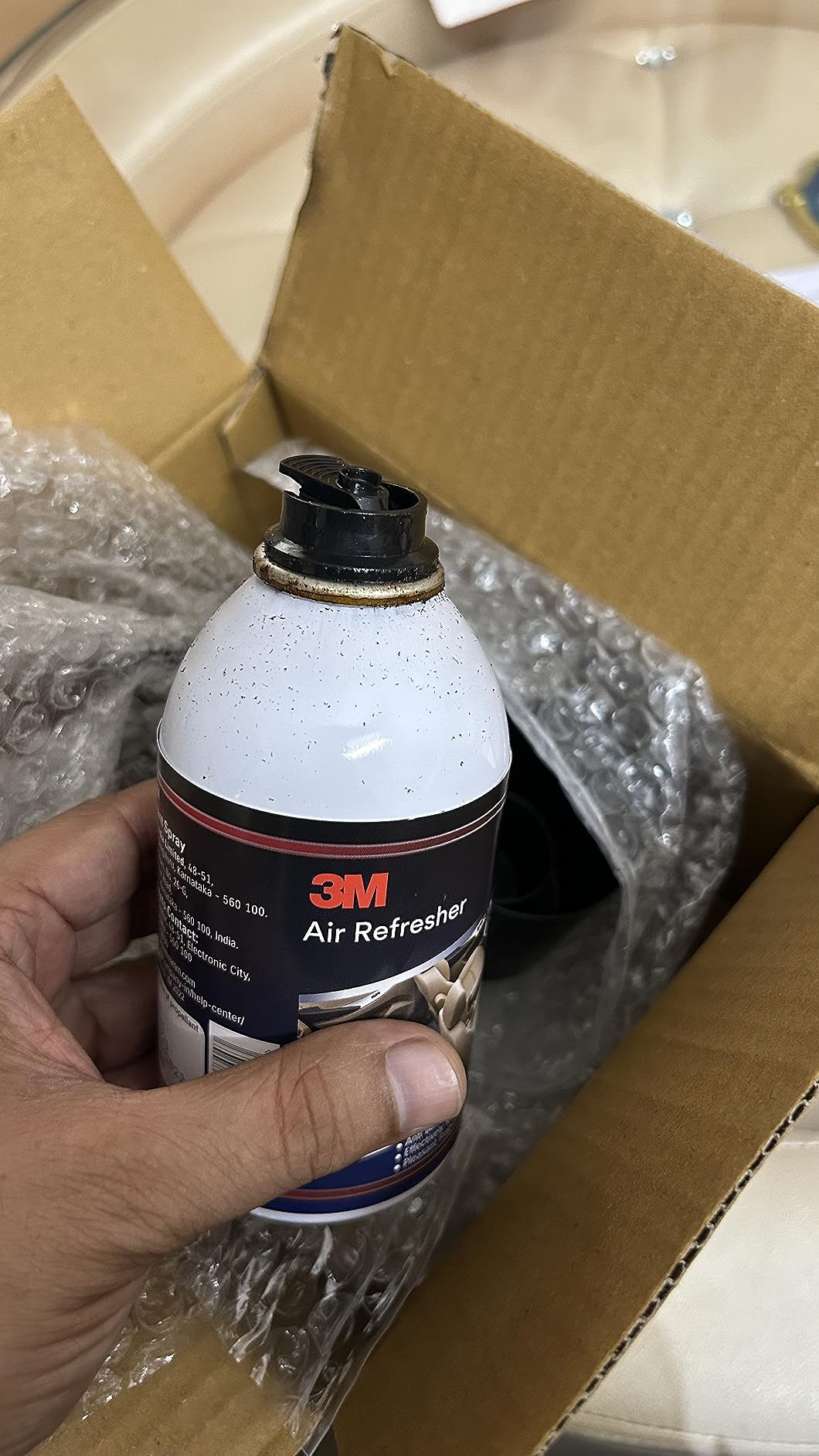 3M Car Air Refresher Spray, Reduce musty smells, Pleasant fragrance ...
