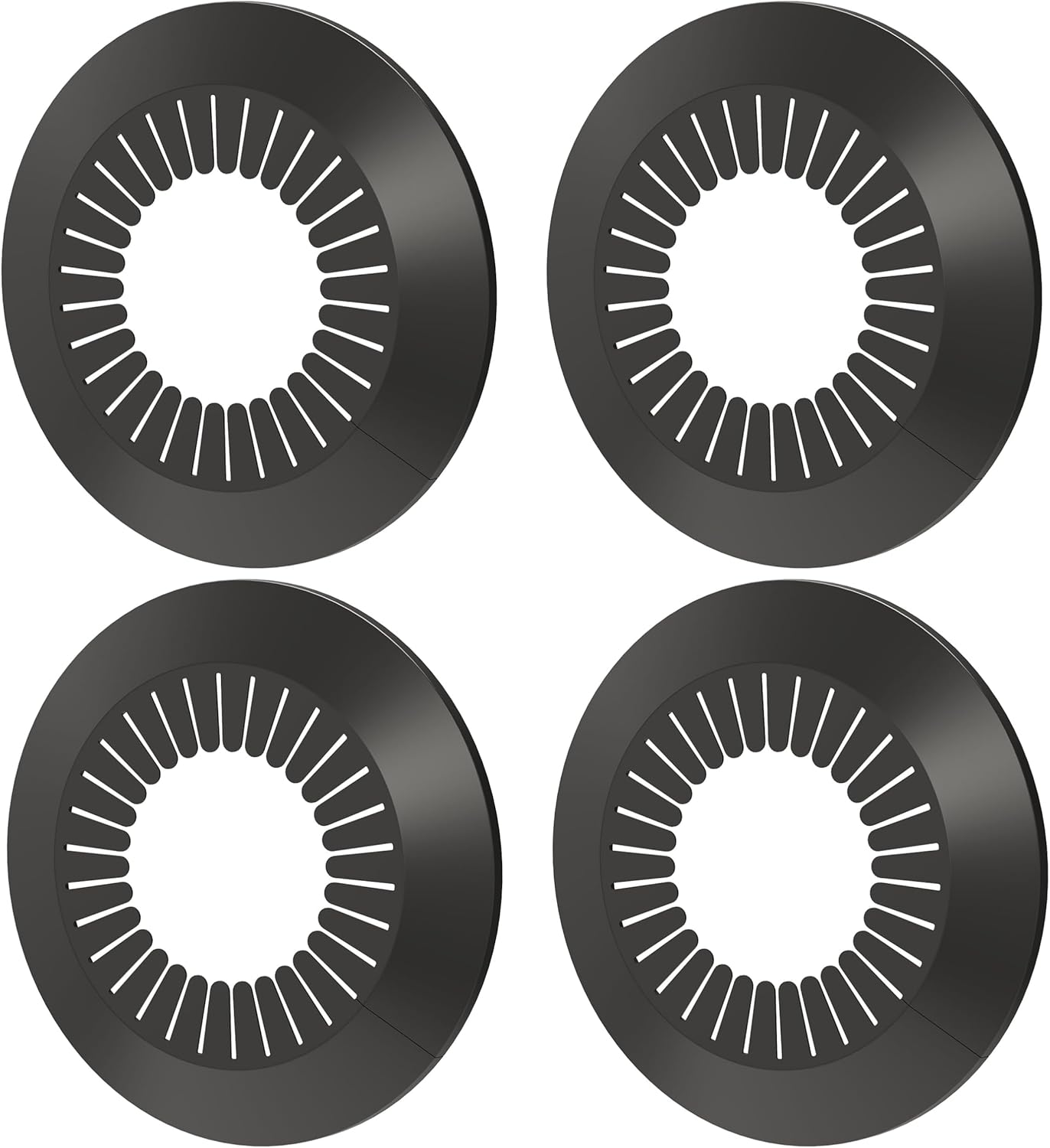 Amazon.com: FOCMKEAS 4Pcs Pipe Cover Decoration, Fit 90-114mm(3.5"-4.5 ...