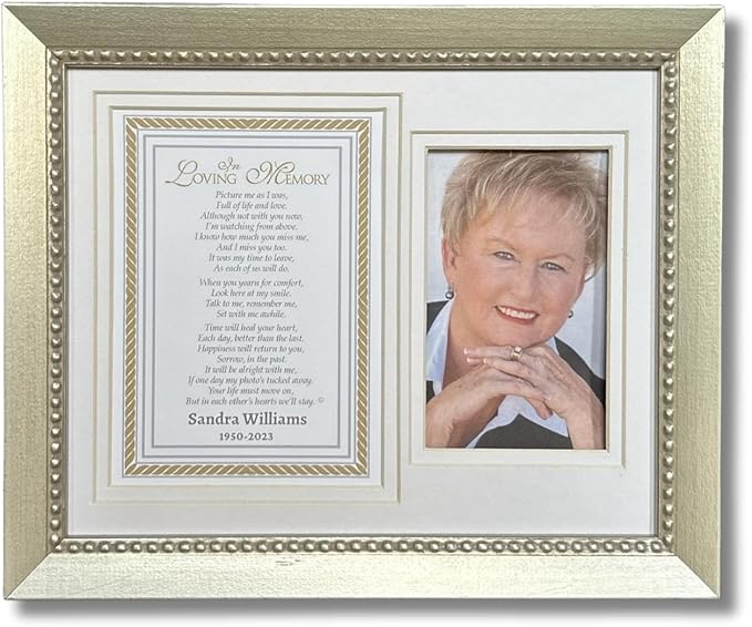 Amazon.com - In Loving Memory Sentiment Memorial Picture Frame ...