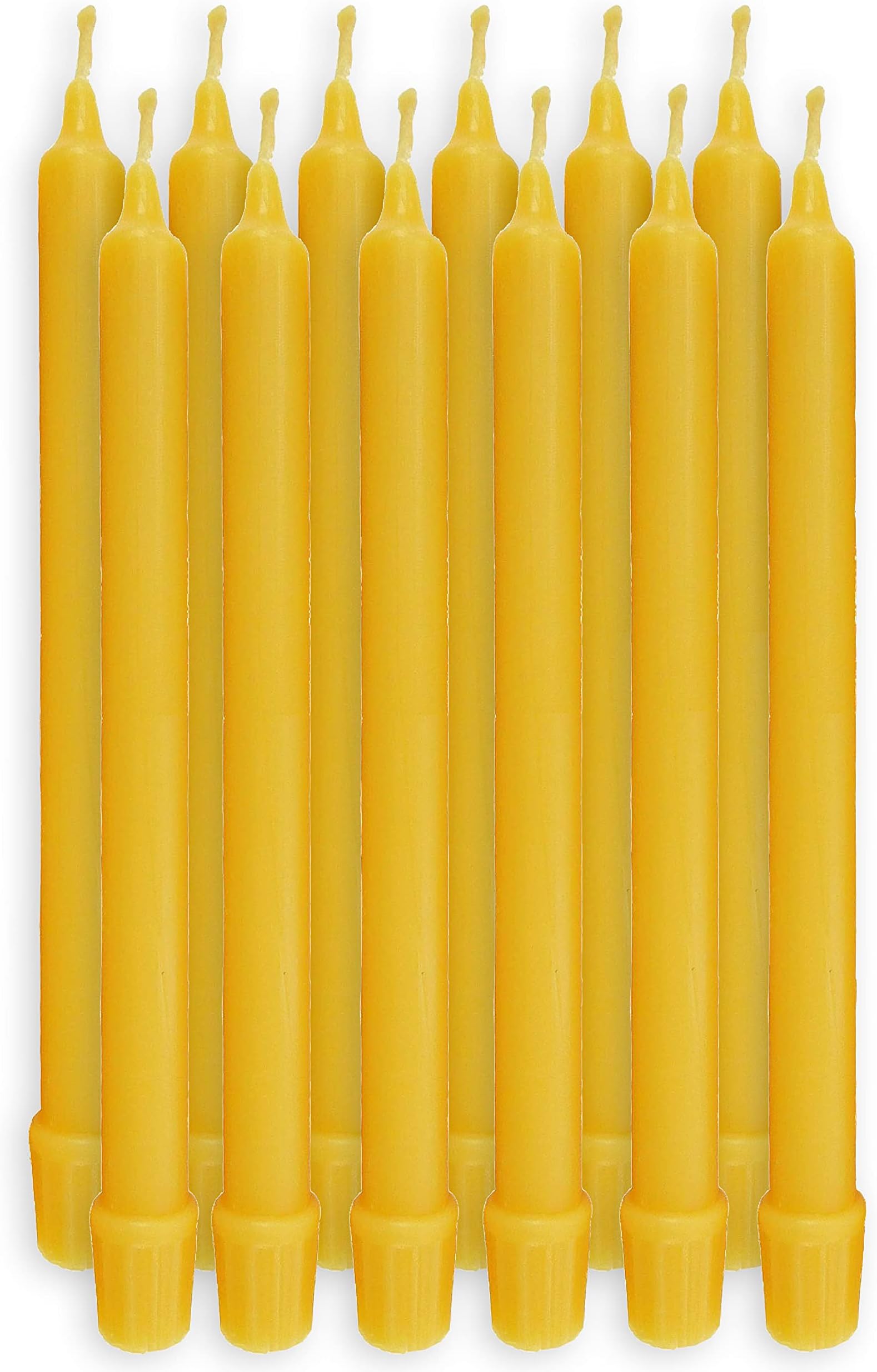 Amazon.com: BCandle 100% Beeswax 6-Hour Candles (Set of 6) Organic Hand ...