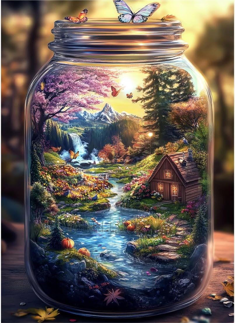 Yunlus Jigsaw Puzzles for Adults 1000 Pieces Impossible Hard Difficult ...