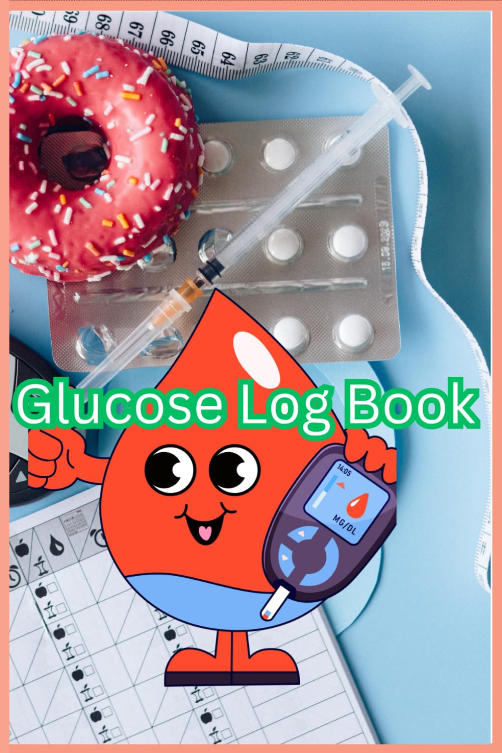 Blood Sugar Log Book: Blood Glucose Level Recording,Diabetes Diary ...