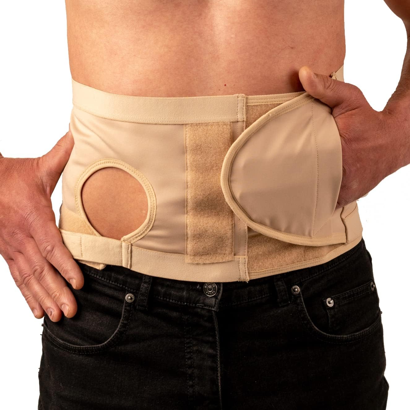 Amazon.com: Ostomy Support Belt, Adjustable Stoma Support Belt Medical ...