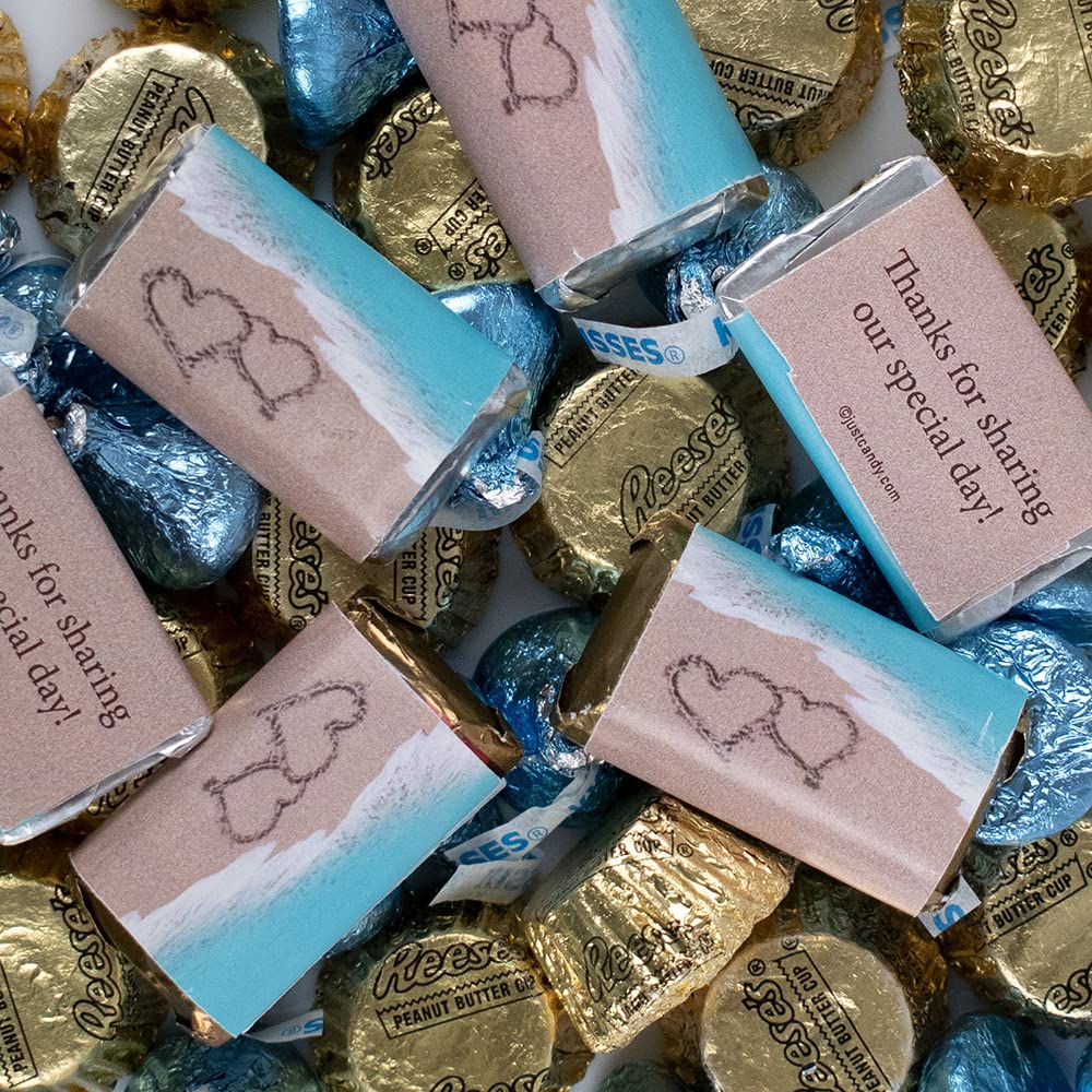 Amazon.com : 115pcs Beach Themed Wedding Candy Chocolate Mix - 1.68 lbs ...