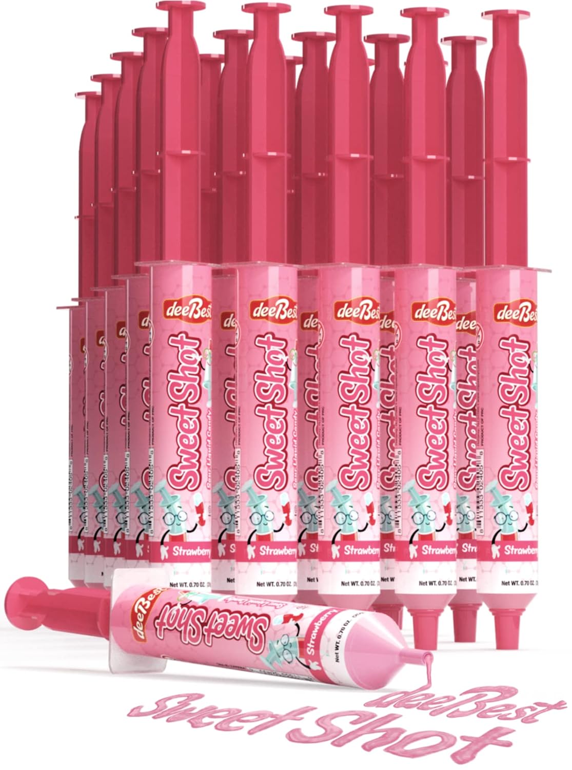 Amazon.com : Sweet Shot Sour Candy Squeeze Gel .70 Ounce Each By Dee ...