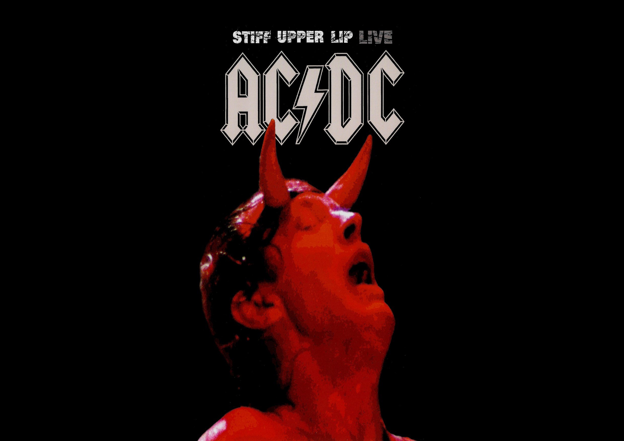 Buy ula bear s ACDC 2 A3 Laminated Angus Young Axl Rose Stevie Young ...