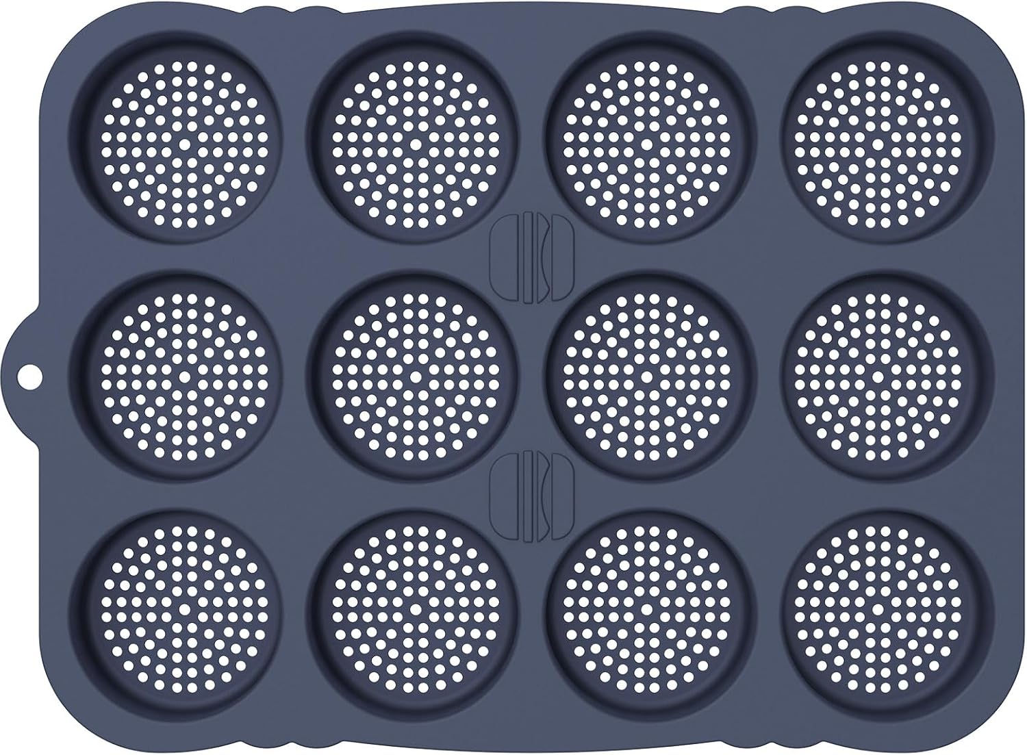 Amazon.com: 8/12 Cavity Burger Bread Mold, Reusable Hamburger Bun Pan ...