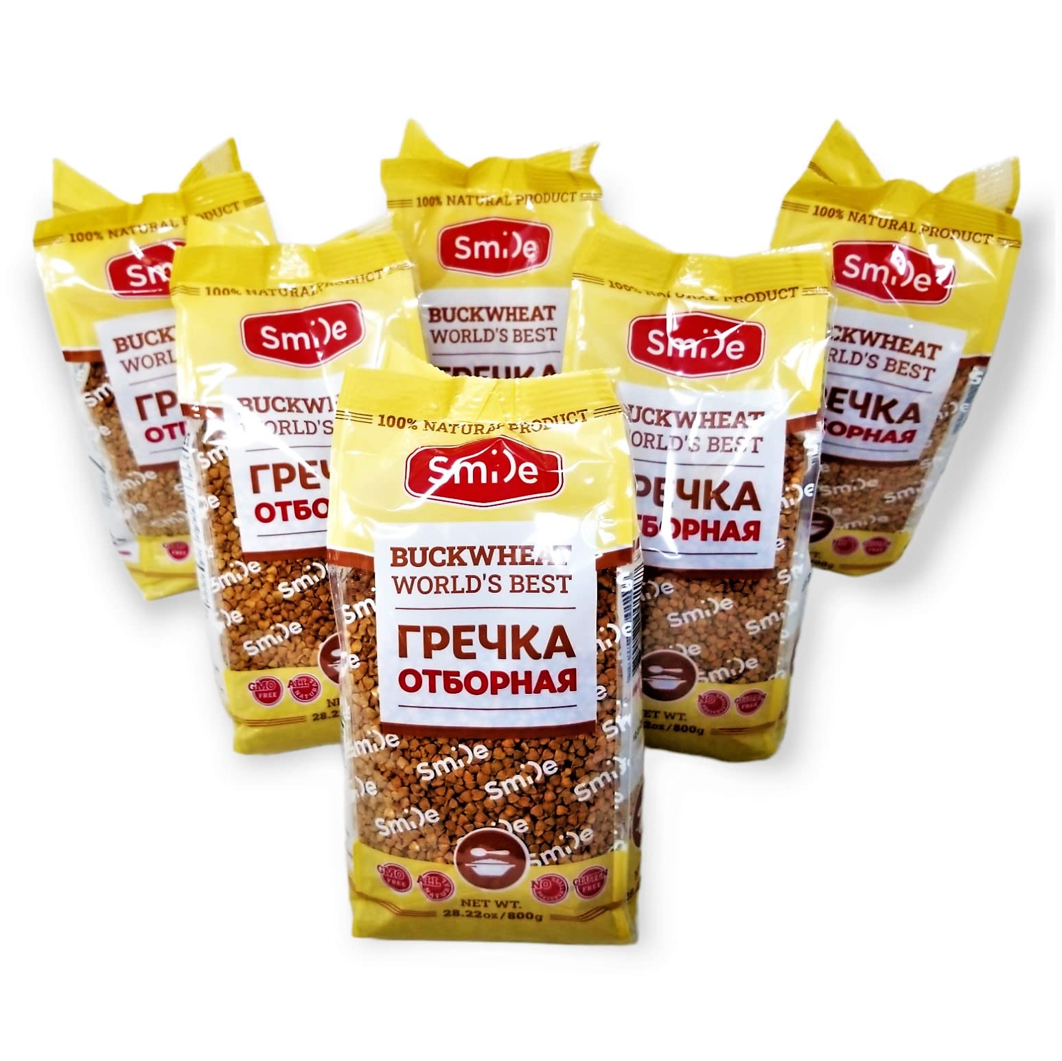 Amazon.com: Smile Buckwheat Groats Premium Quality 800g/28.22oz, Non ...