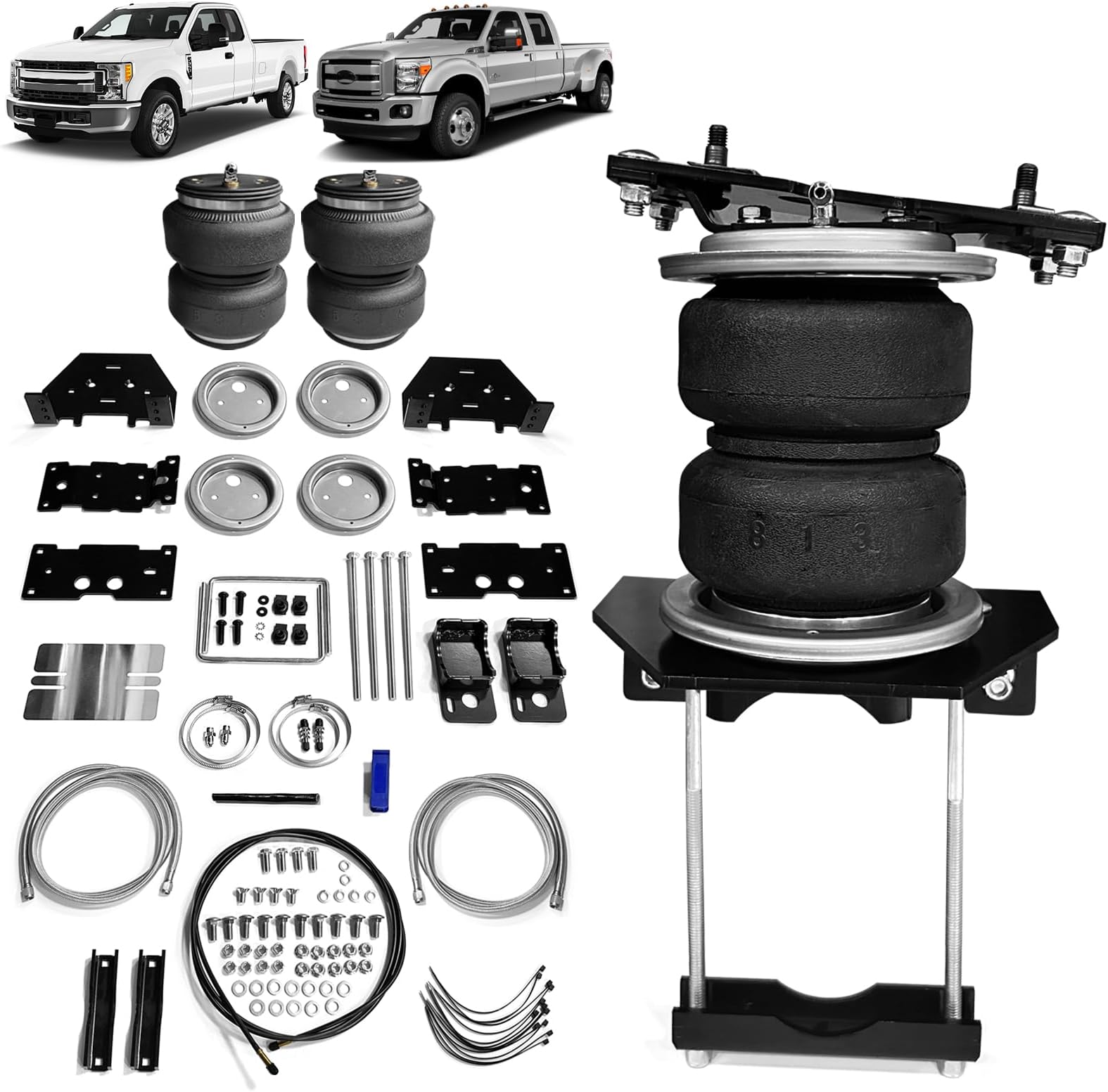 Amazon.com: Rear Air Spring Bags Suspension Kit Fit for Ford F150 2WD ...