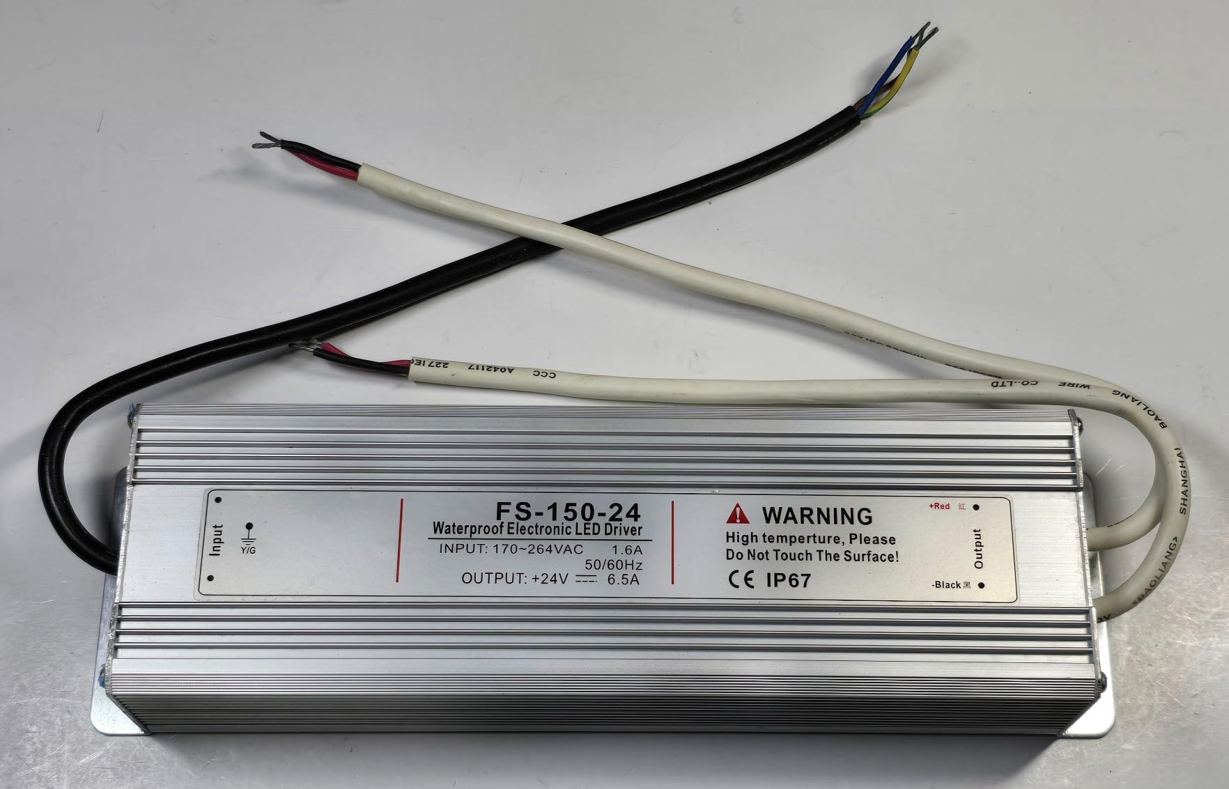 XINTAIHELE Led Driver 150W 24V DC Switch Power Supply Power IP67 ...