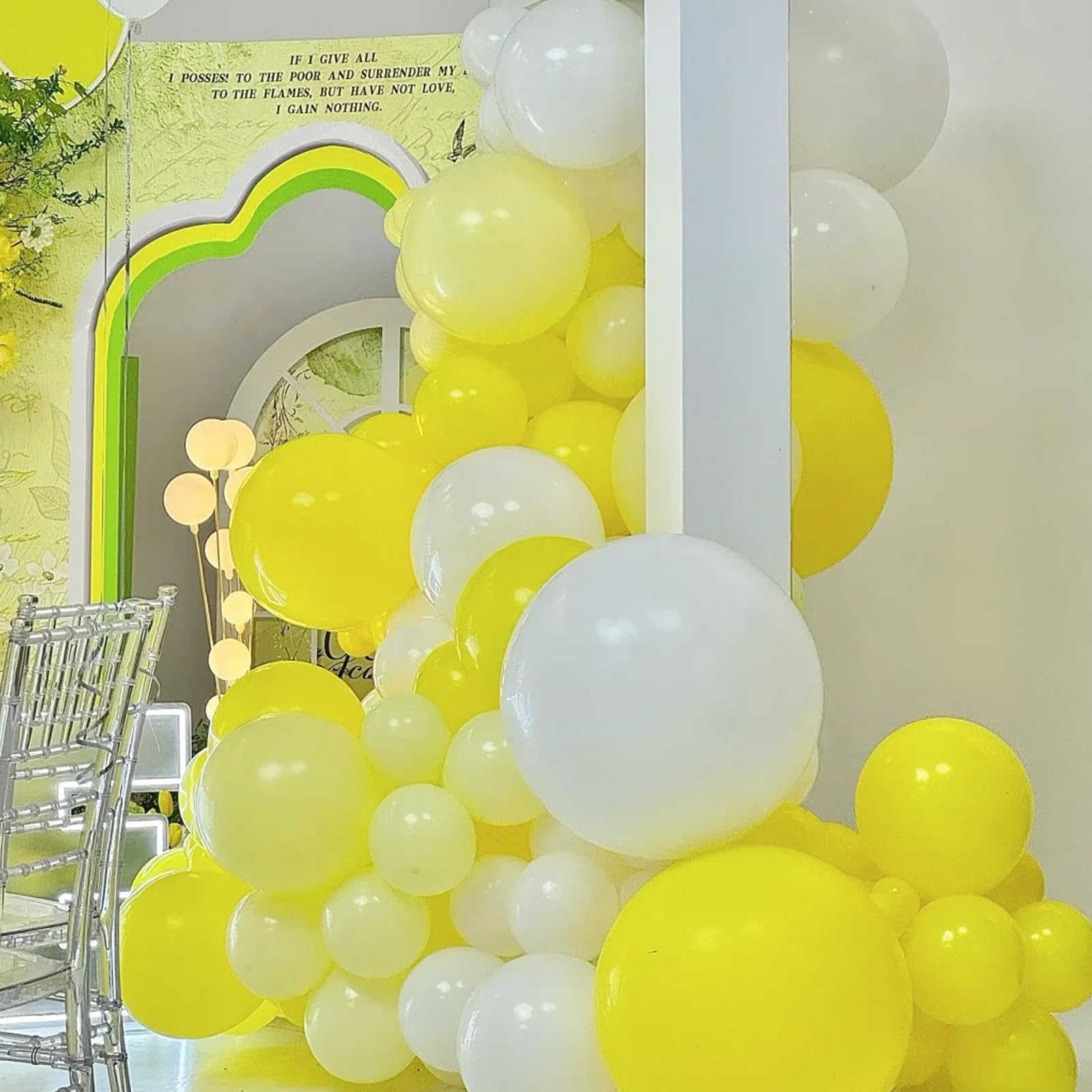 Snapklik.com : Pastel Yellow Balloons, 66pack 12inch Light Yellow Latex ...