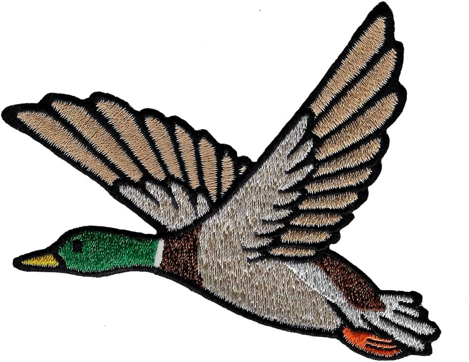 Amazon.com: Mallard Duck Patch Embroidered Iron-On Applique Hunting ...