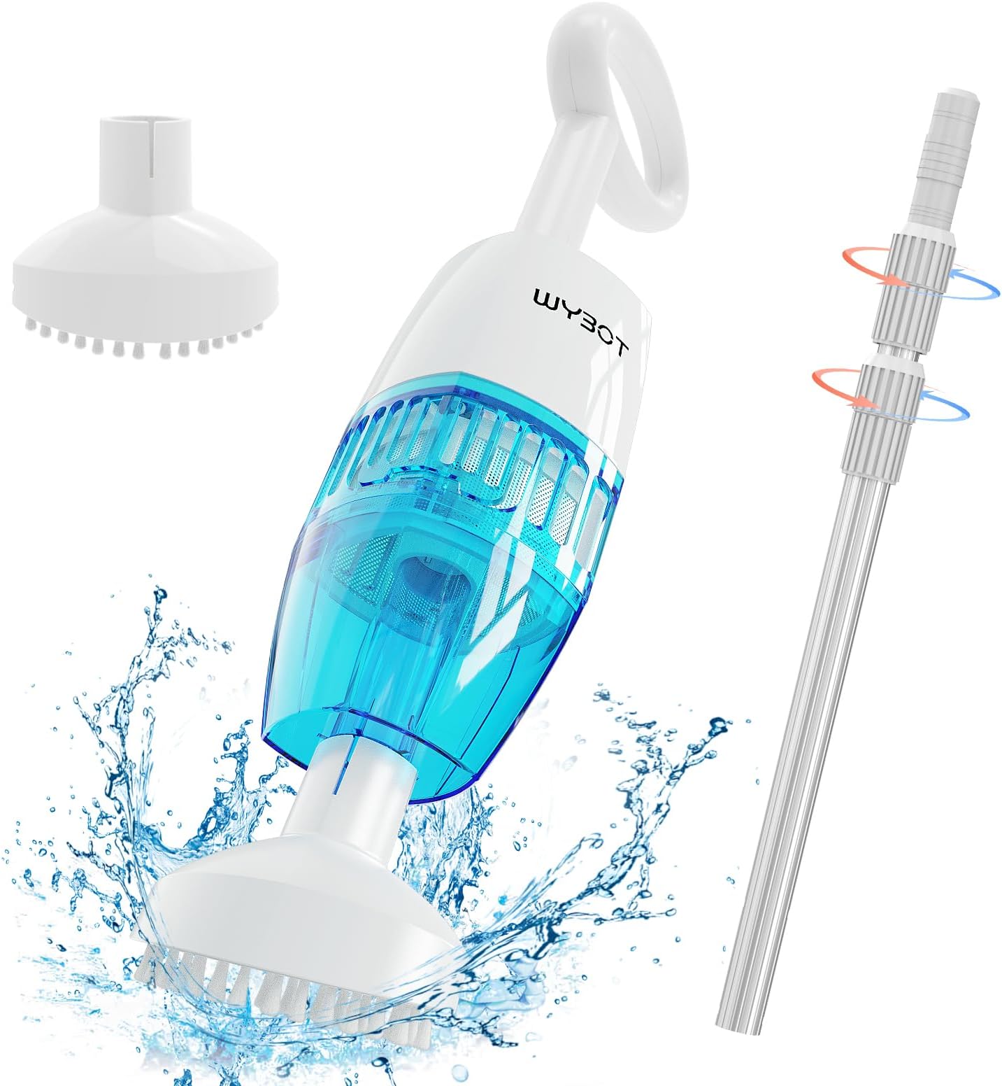 Amazon.com : Intex Handheld Pool Vacuum Cleaner Rechargeable 94 Inch ...