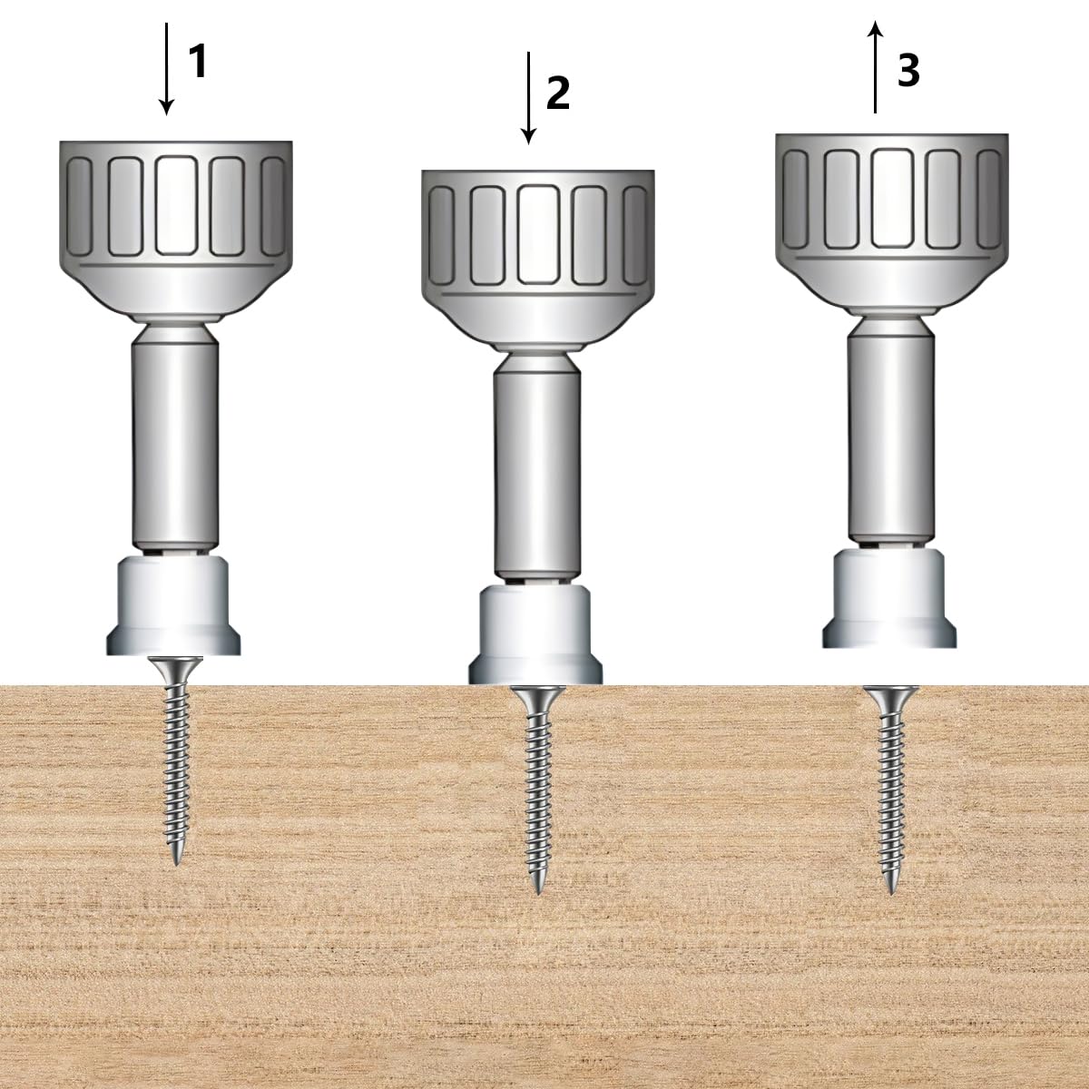 Snapklik.com : Teursa 5pcs Set TEURSA Premium Magnetic Drywall Screw ...