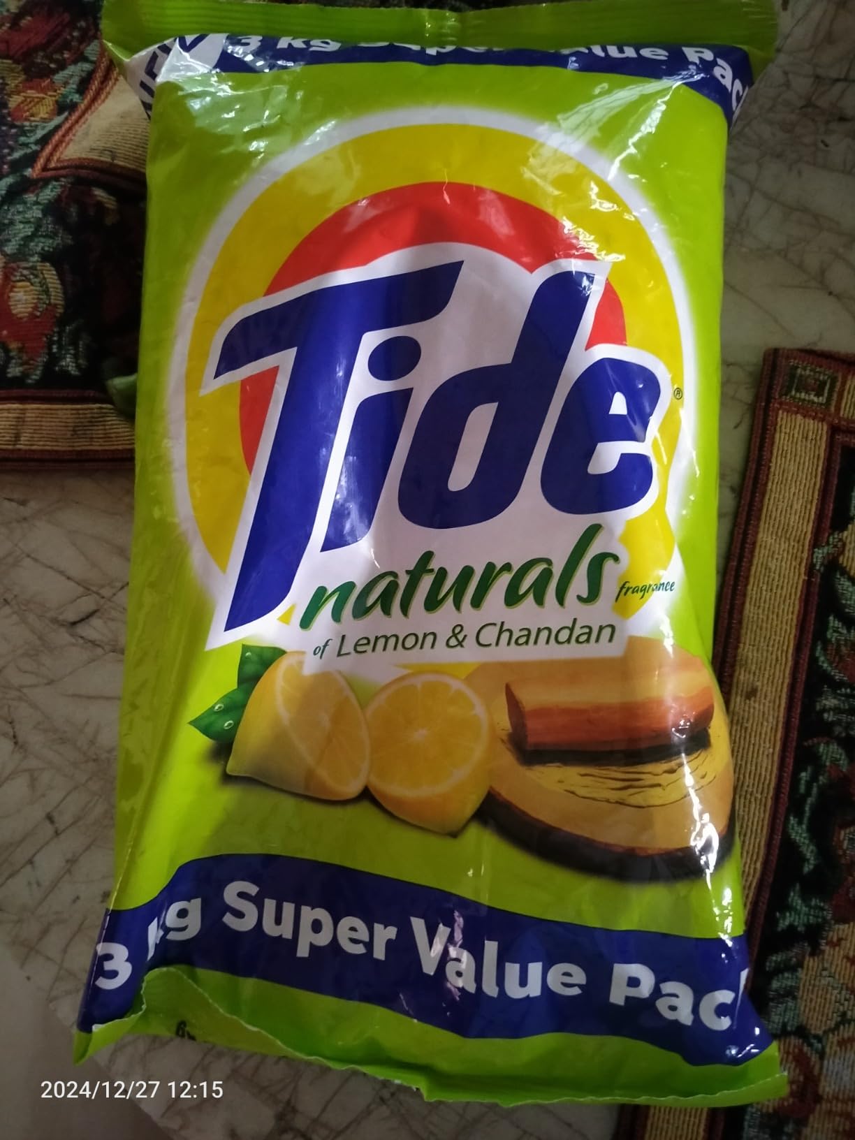Tide Naturals 3Kg Detergent Powder - Lemon And Chandan : Amazon.in ...