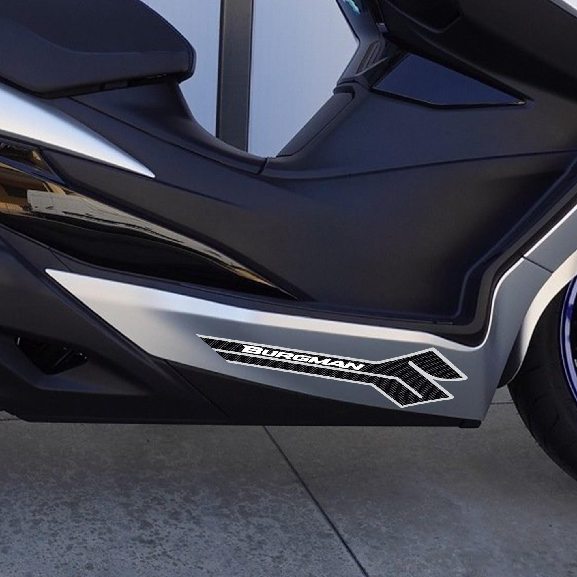 Amazon.com: labelbike - 2 carbon pre-spaced Stickers BURGMAN writing ...