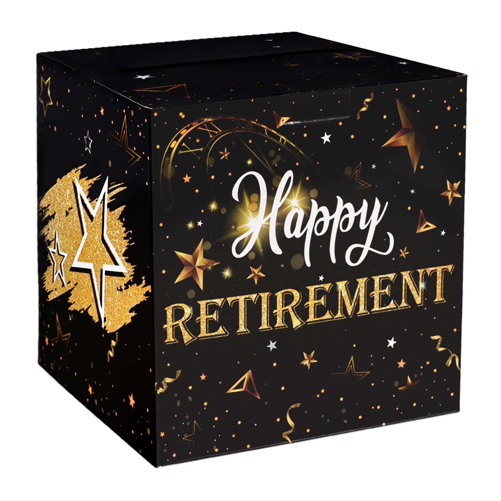 Amazon.com: Happy Retirement Card Box Party Favors Post Box Cardboard ...