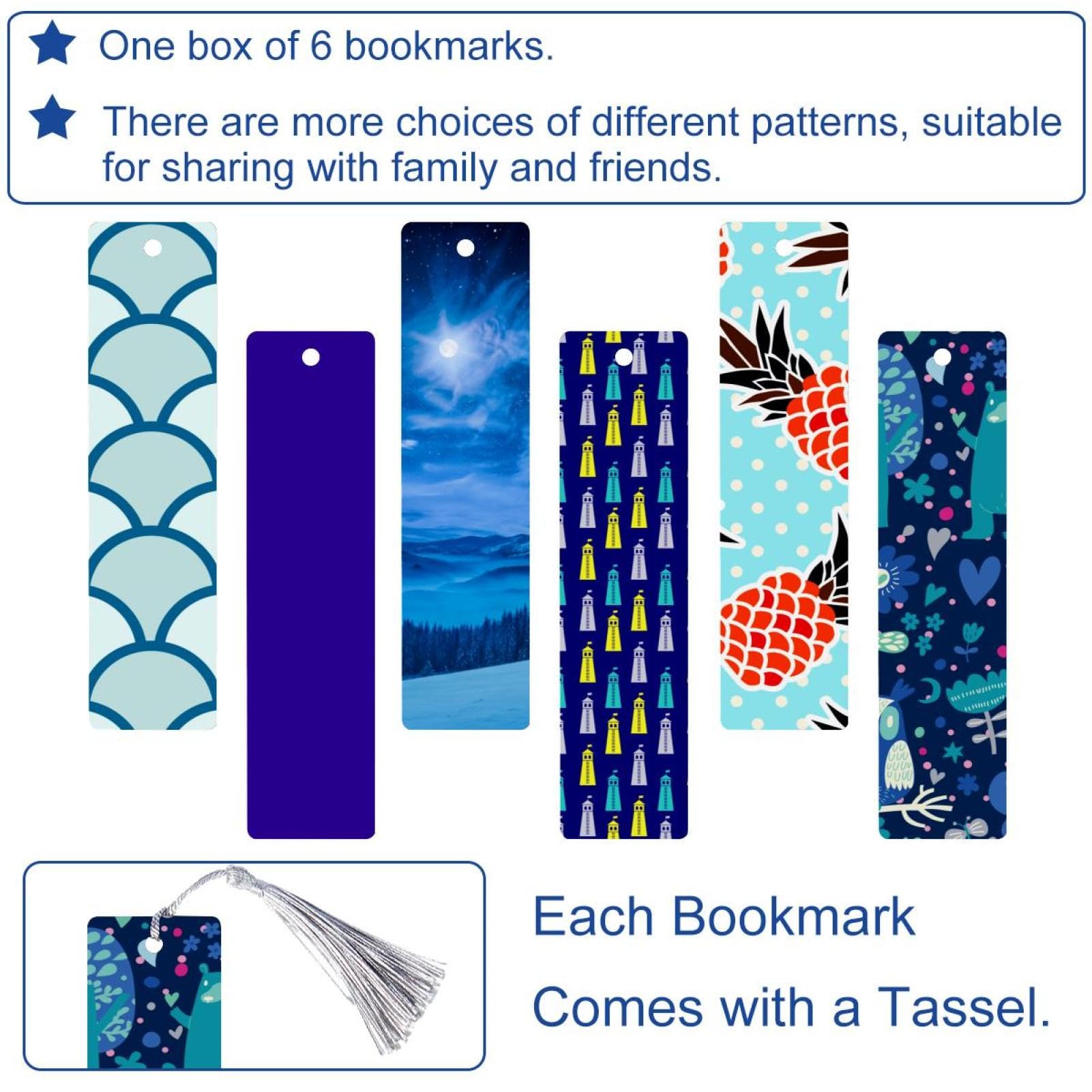 Deep Blue Bookmarks Vector Set Of Bookmarks For Children With Outer