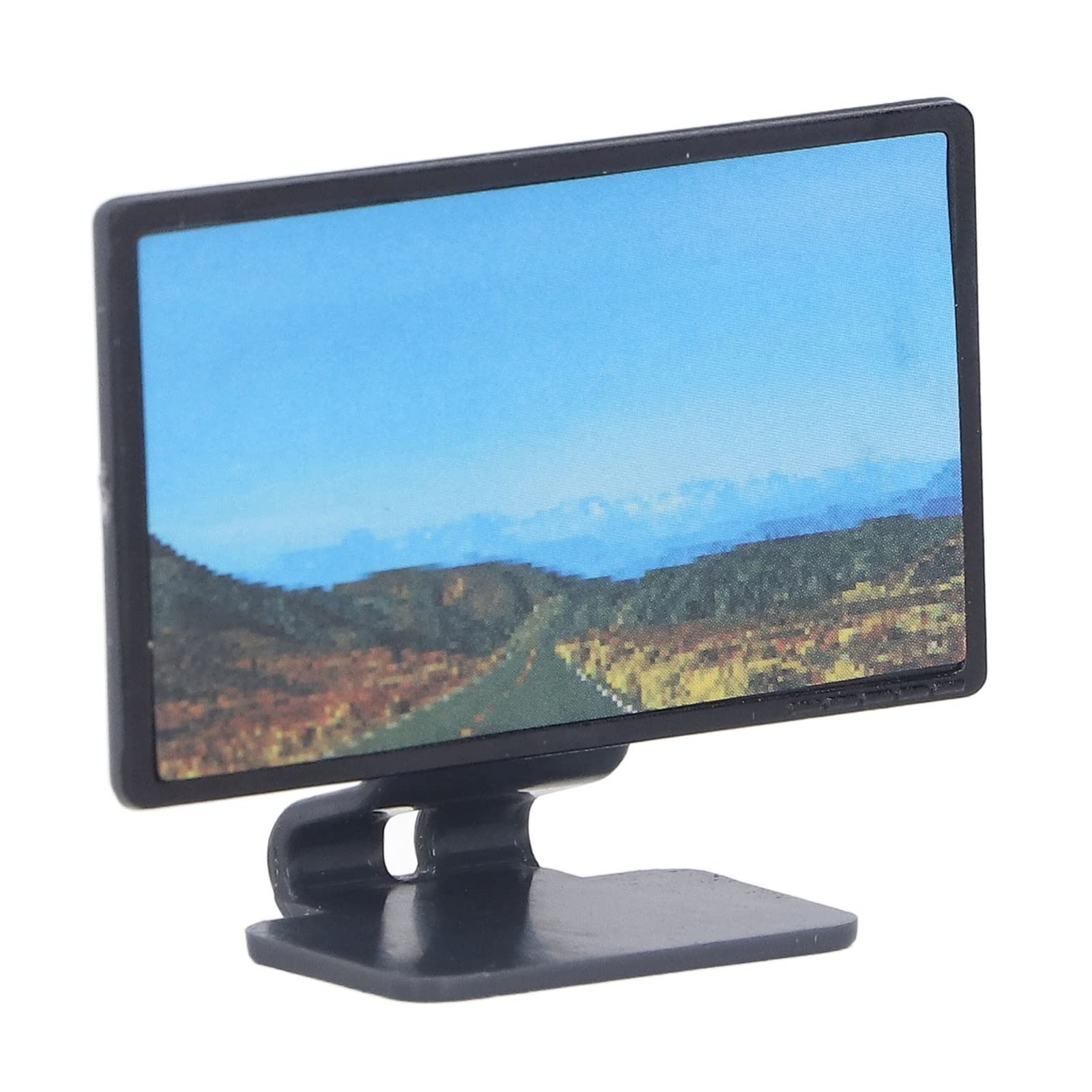 Amazon.com: BTIHCEUOT 1:12 Scale Realistic Modern Mini TV, Dollhouse ...