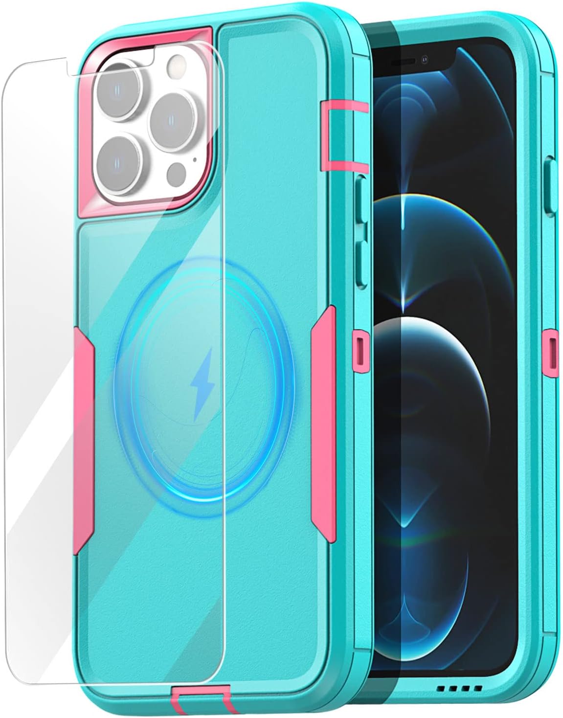 Amazon.com: AICase Case for iPhone 12/12 Pro,Support Magnetic Car Mount ...