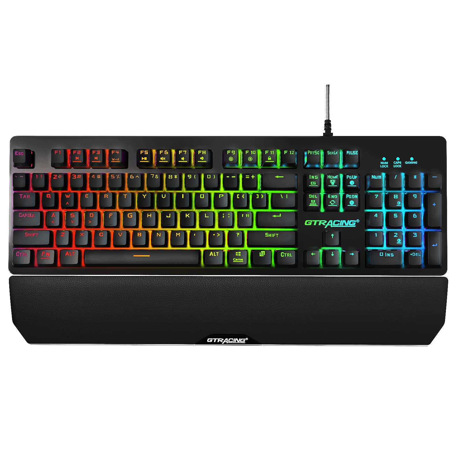 Snapklik.com : GTRACING Gaming Keyboard, Waterproof RGB Backlit ...