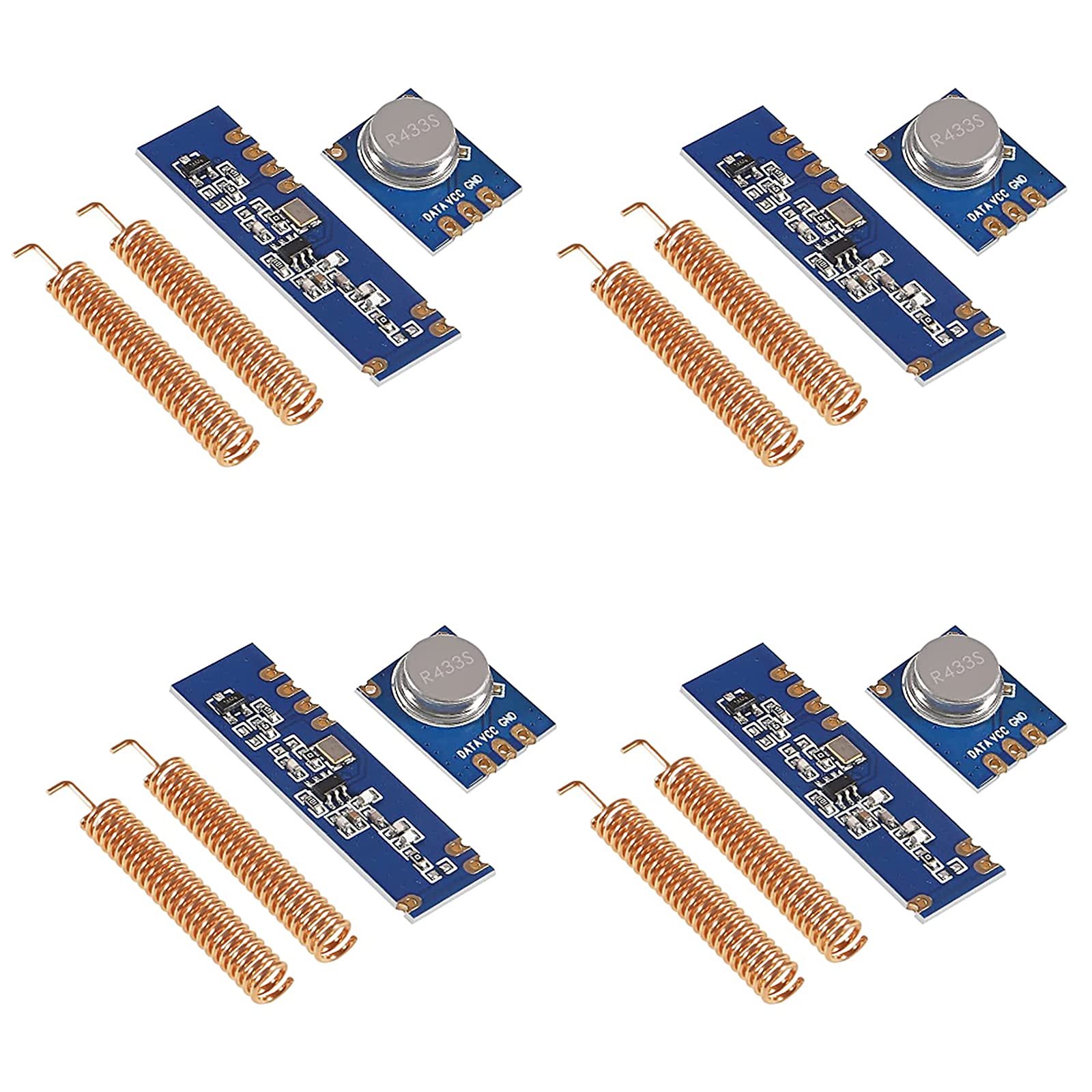 Amazon.com: AITIAO 4Sets 433MHz Ask STX882 SRX882 Transmisor de control ...