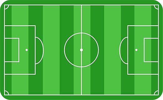 Kultiges Frühstücksbrettchen Kicker Fußballfeld : Amazon.de: Küche ...