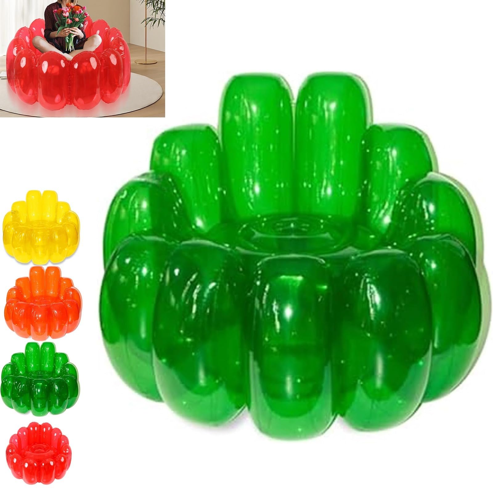 Amazon.com: Jelly Inflatable Chair, The Jelly Collection Inflatable ...
