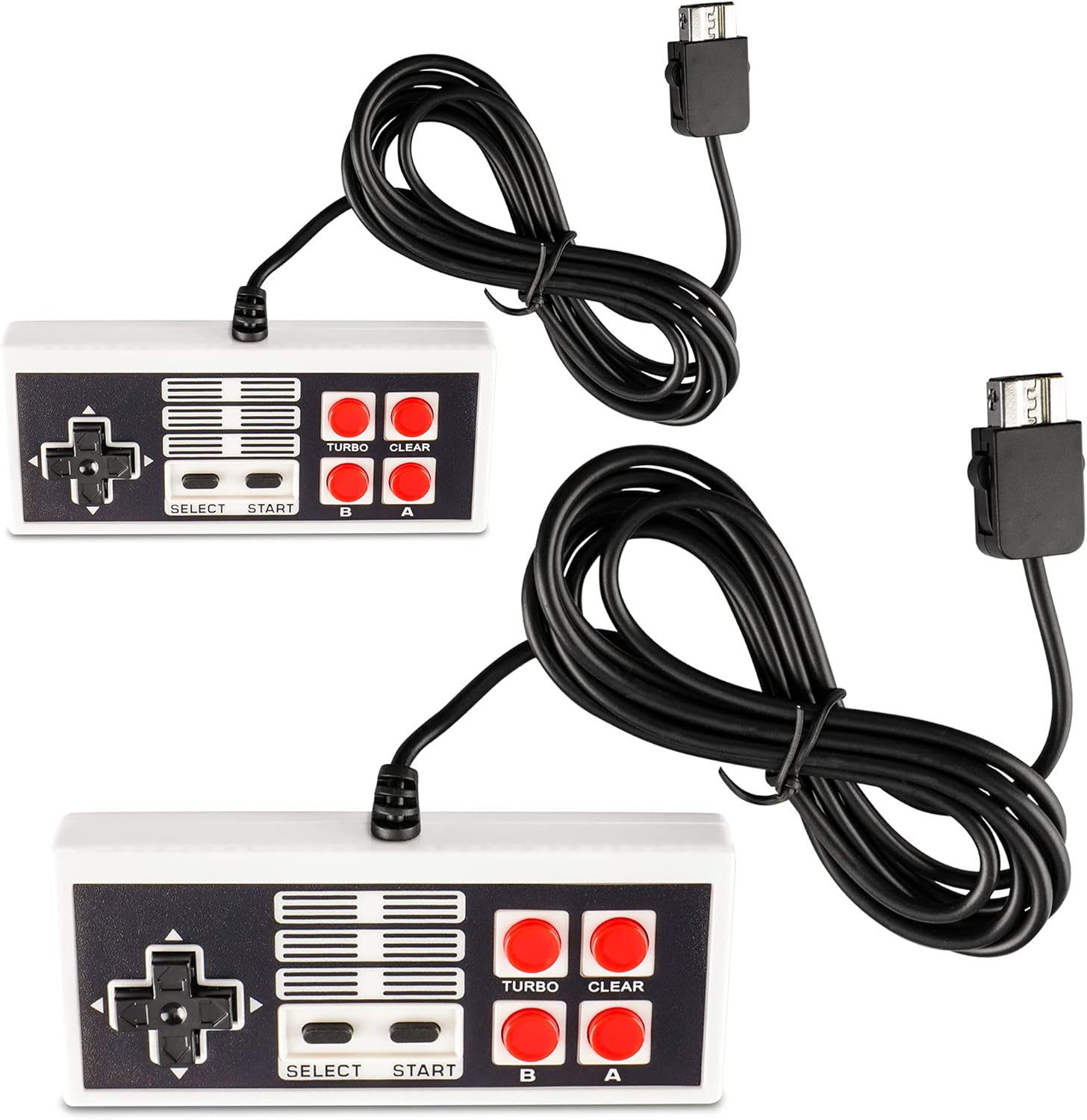 2 Pack NES Classic Controller, Wired Joypad/Gamepad Console for NES ...