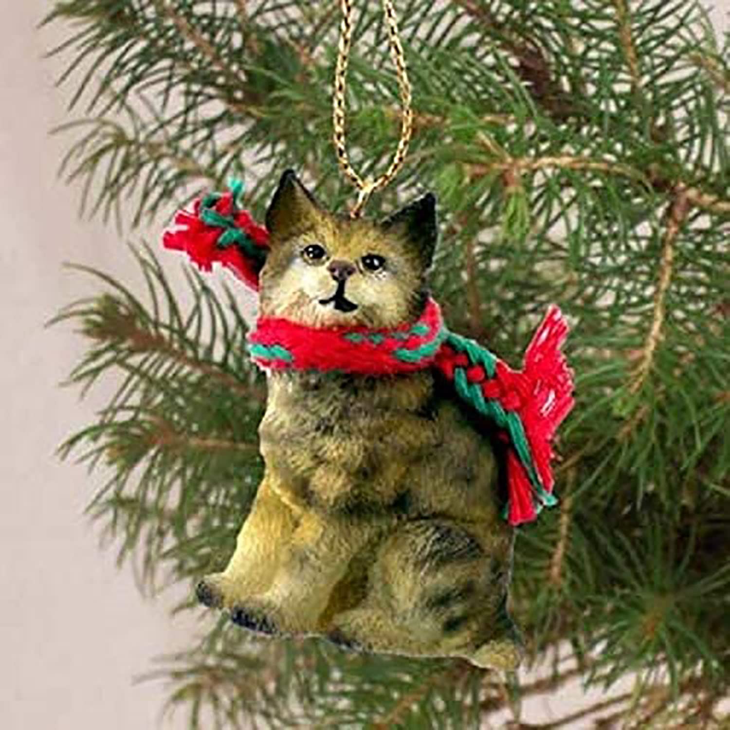 Amazon.com: Bobcat Tiny Miniature One Christmas Ornament - Delightful ...