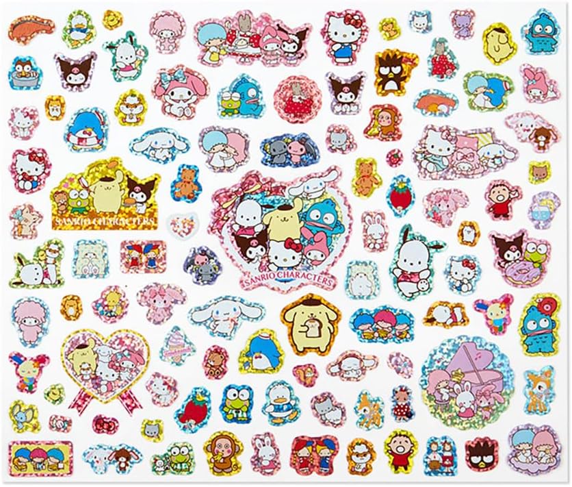 Amazon.com: Sanrio 862045 Sanrio Characters Sticker : Toys & Games