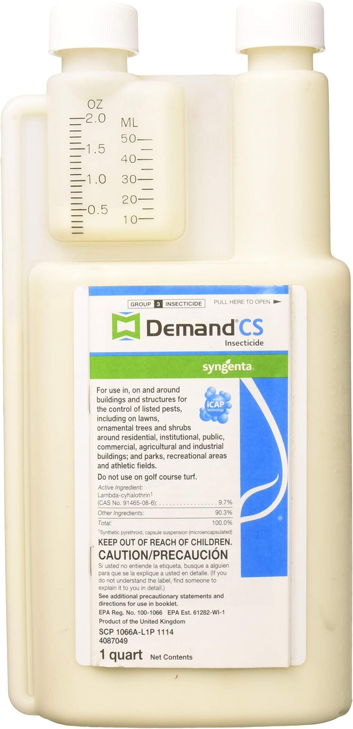 Amazon.com: Syngenta Demand CS 32oz Insecticide : Patio, Lawn & Garden