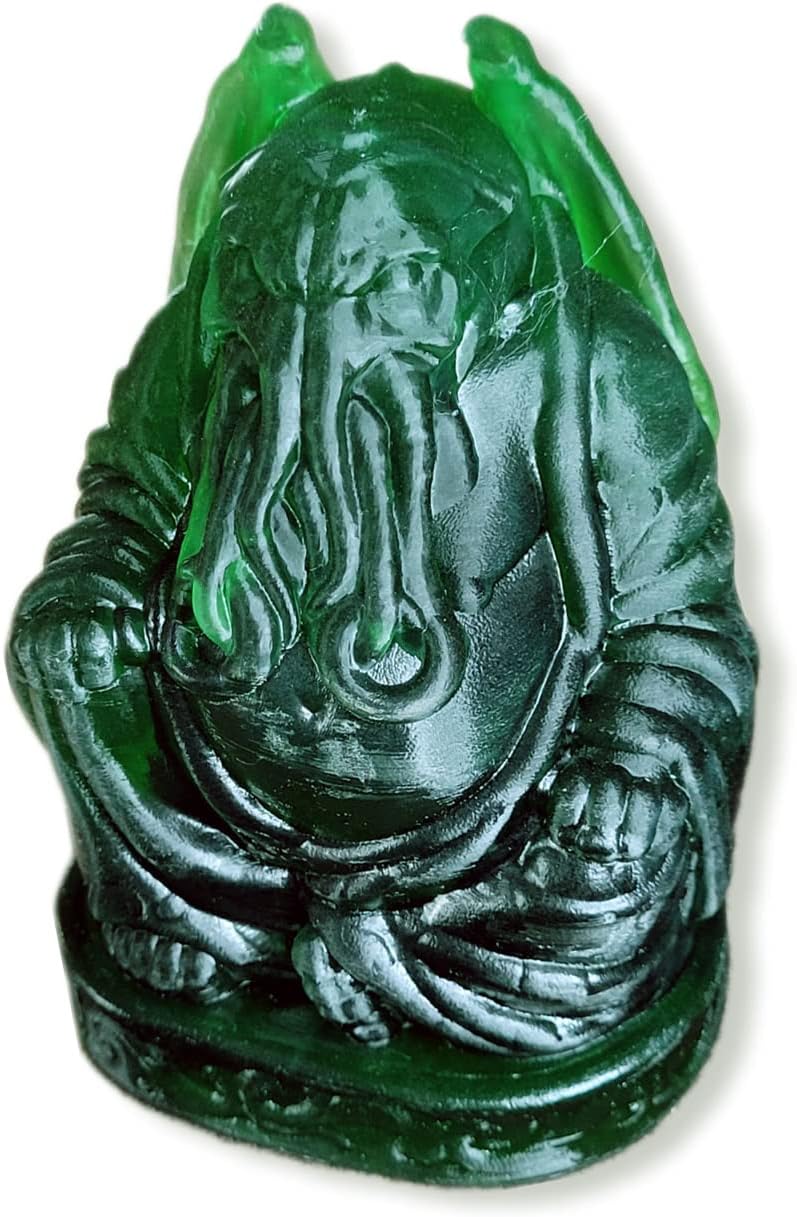 Amazon.com: Cthulhu Buddha Statue - Eldritch Enlightenment (Green ...