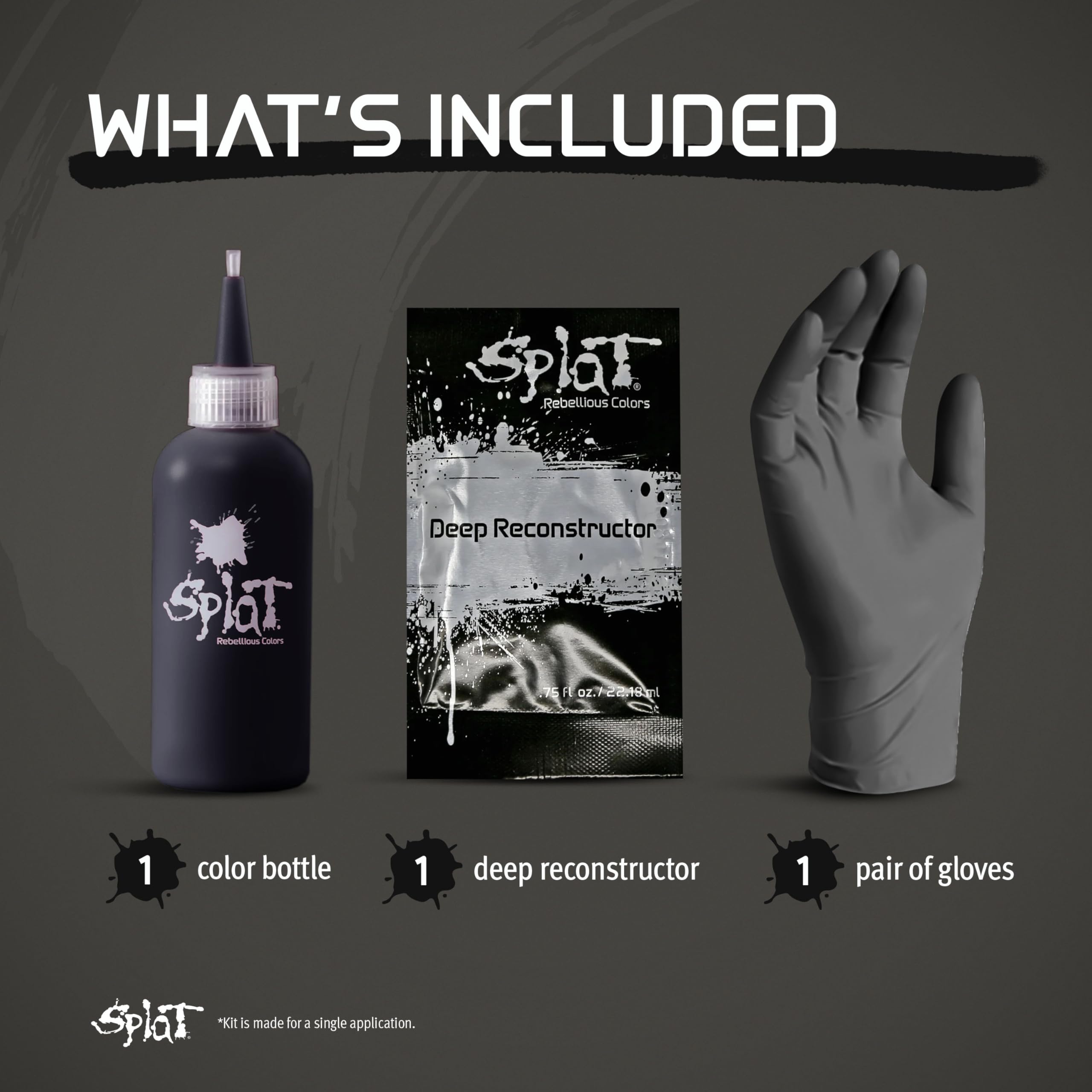 Jet Black Hair Dye Splat Amazon.com : Splat | Original Complete Jet