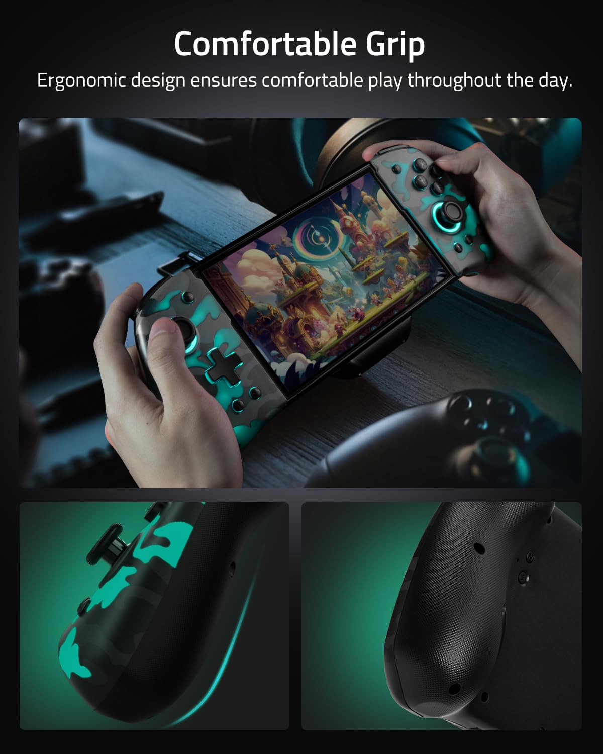 Snapklik.com : FUNLAB Switch Handheld Controller For Nintendo/OLED ...