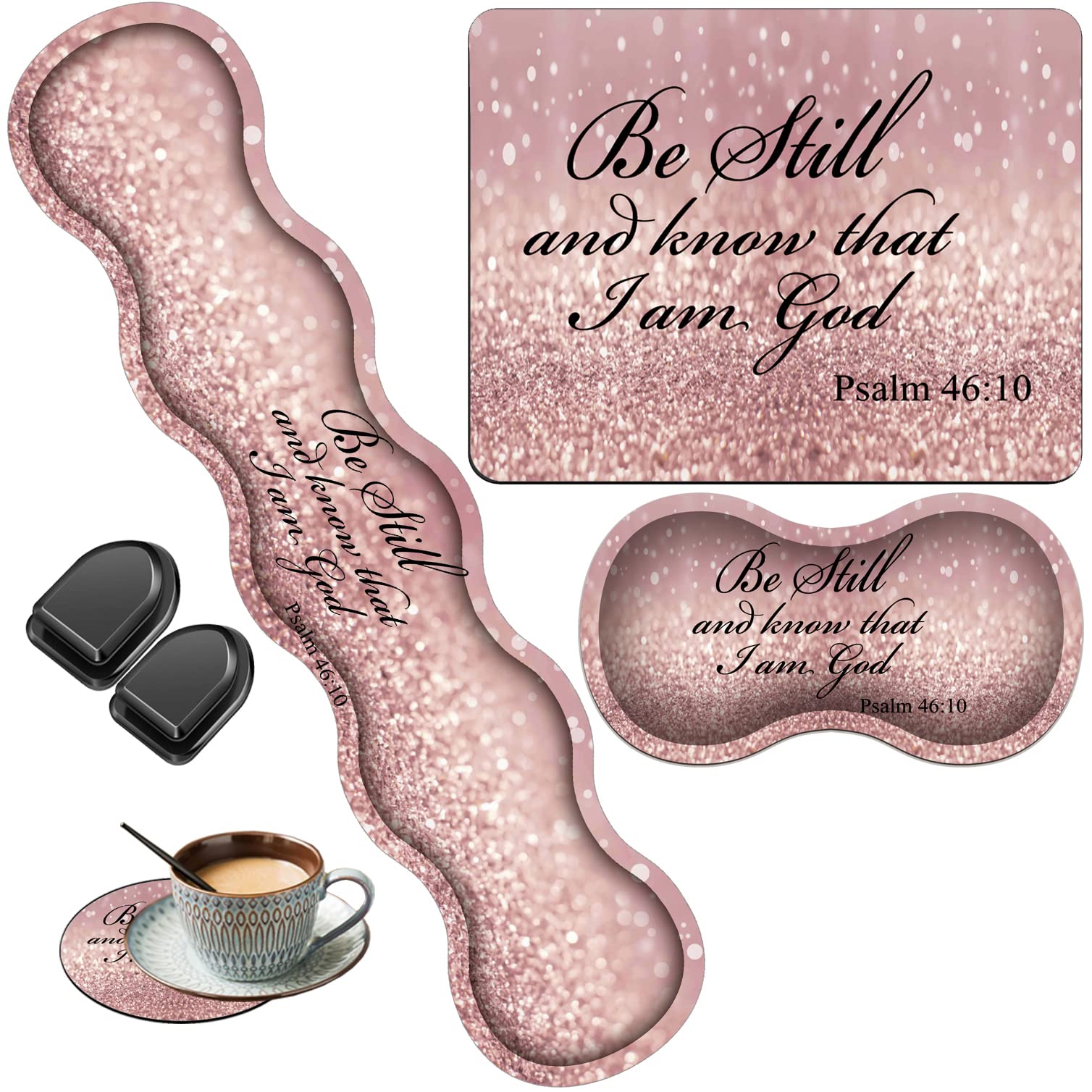 Amazon.com : Keyboard Wrist Rest Pad + Mouse Wrist Rest Pad + Square ...