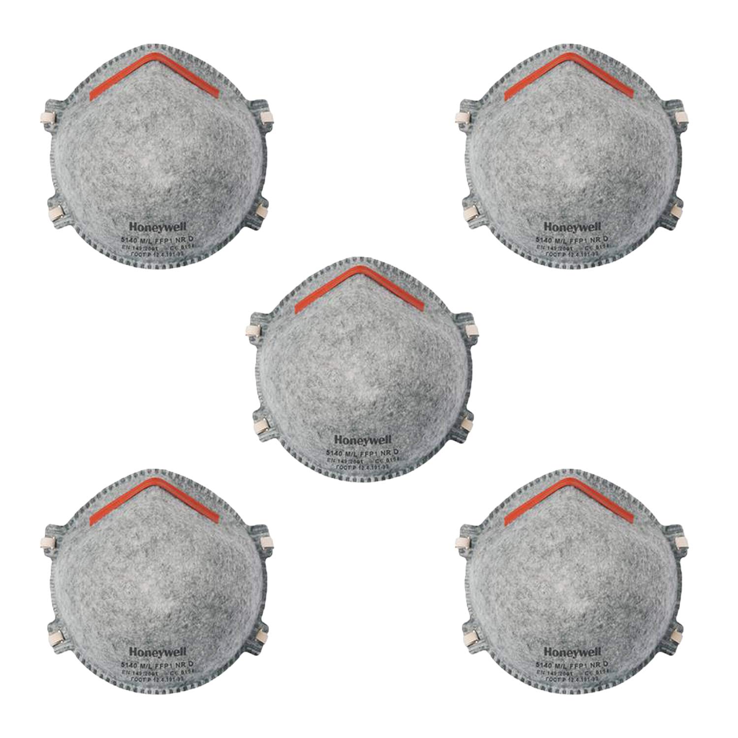 Honeywell 5140 M/L P1 NR D OV Mask/Respirator (Pack of 5) : Amazon.in ...