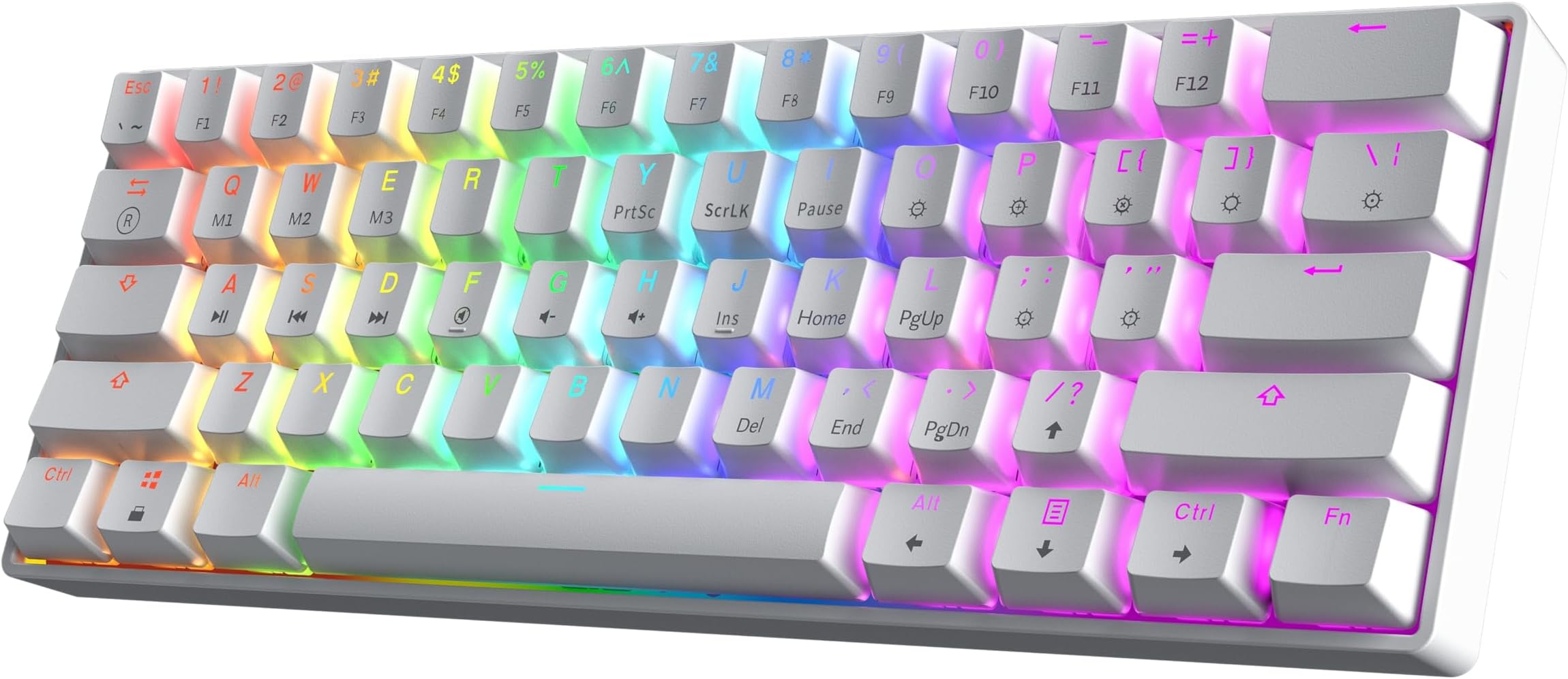 Amazon.com: HK GAMING GK61 60% v3 | Hotswap Mechanical Gaming Keyboard ...