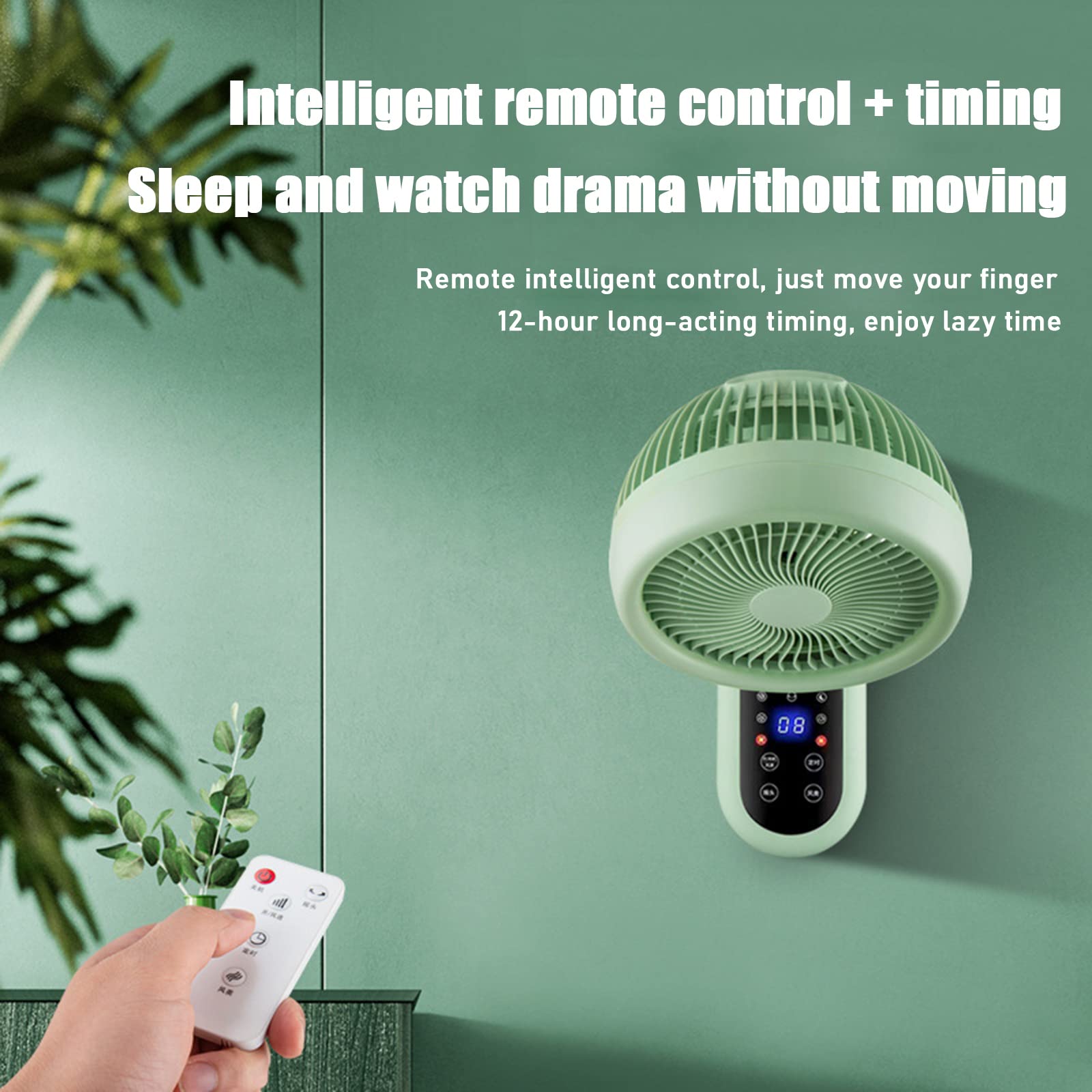 Outdoor Wall Fan Remote Control Lucci Air 213126 Wall Fan BREEZE