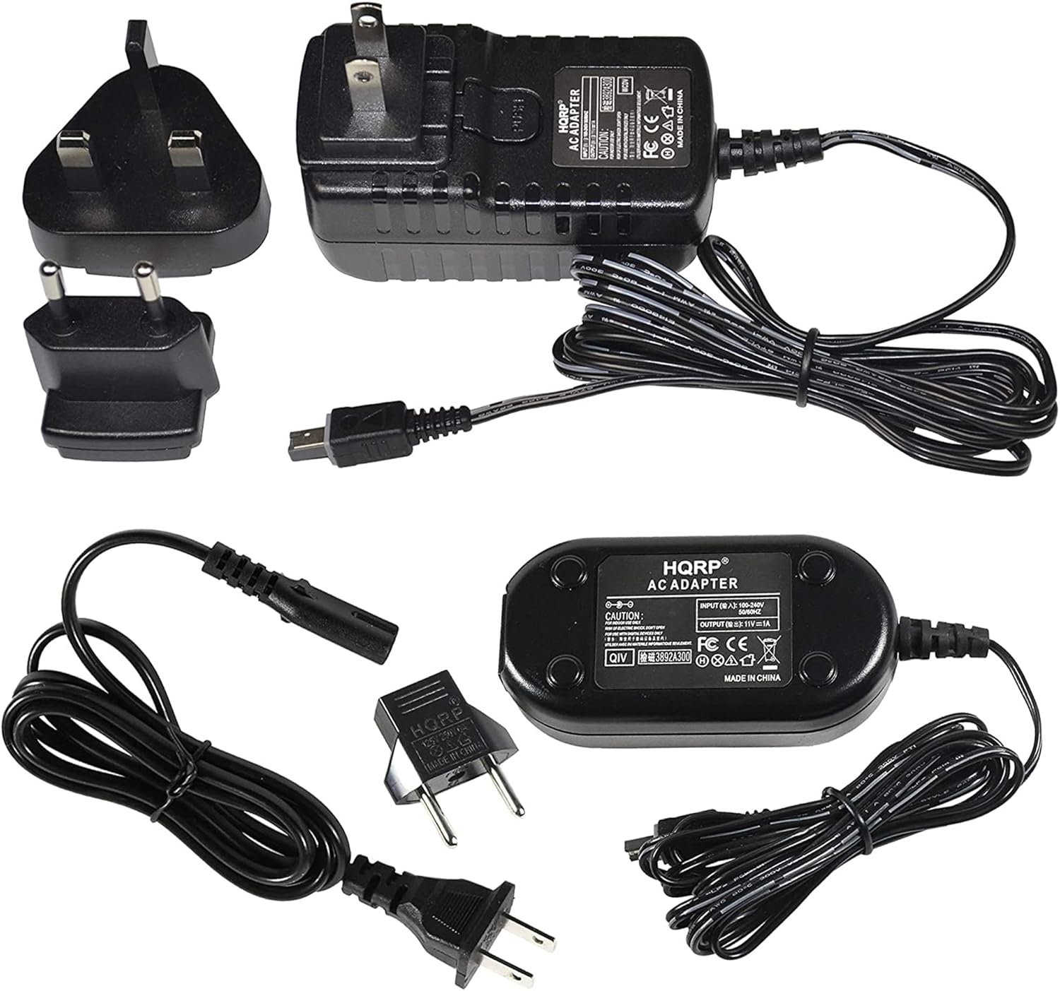 Amazon.com: HQRP Kit (Desk + Wall) AC Adapter/Charger Compatible with ...