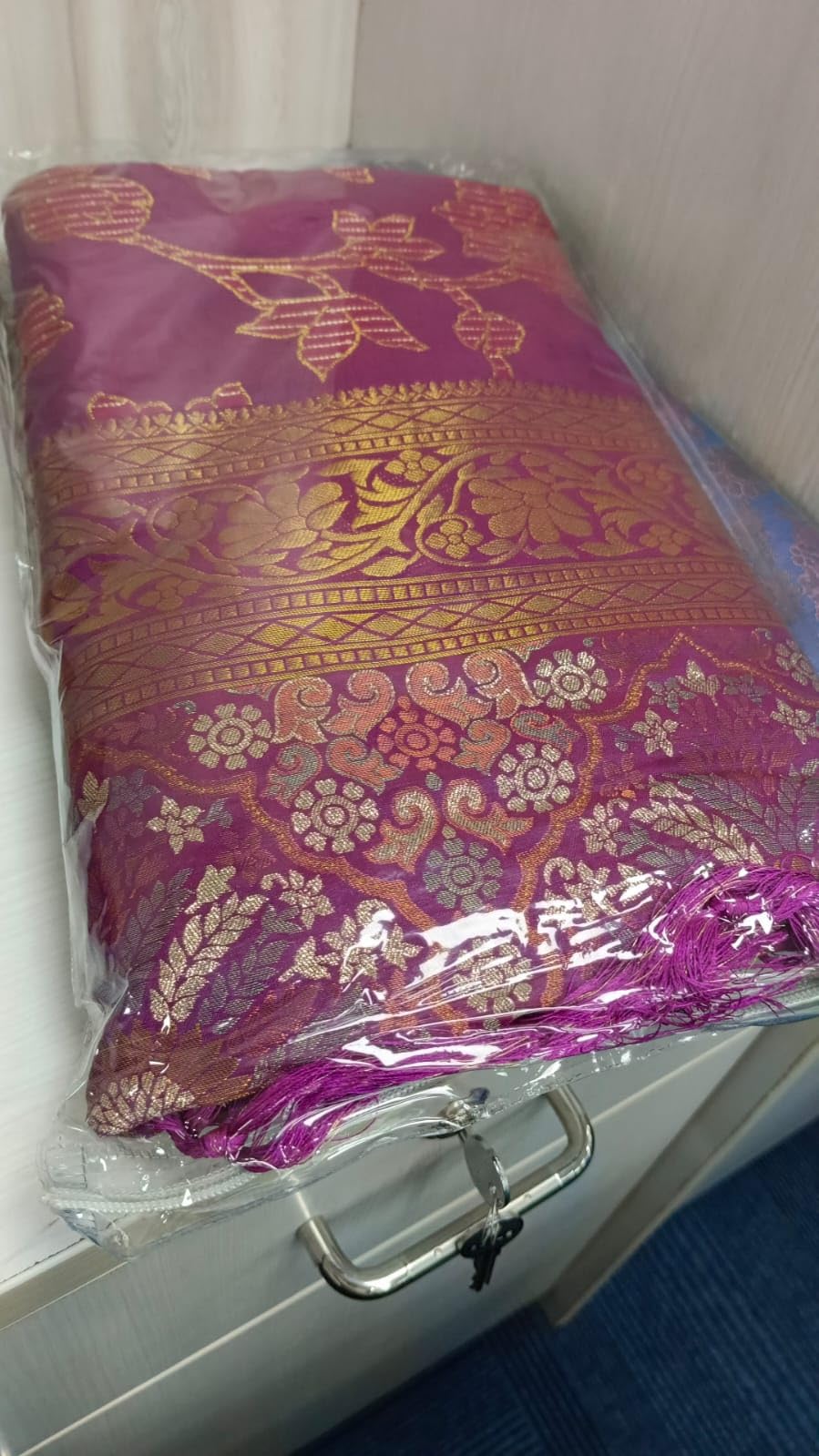 SWORNOF Silk Womens Kanjivaram Sequence Sarees For Women Kanchipuram ...