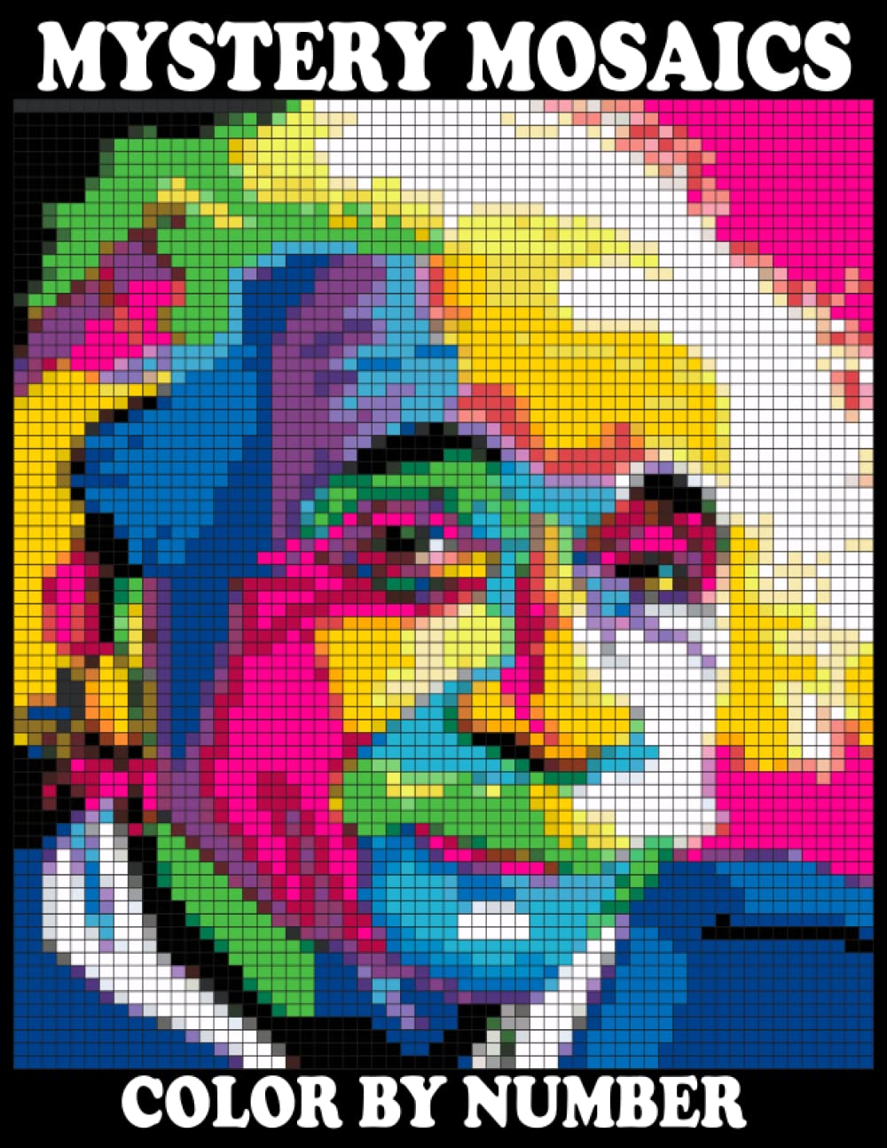 Buy Mystery Mosaics Color By Number: Pixel Art For Adults and Kids with ...