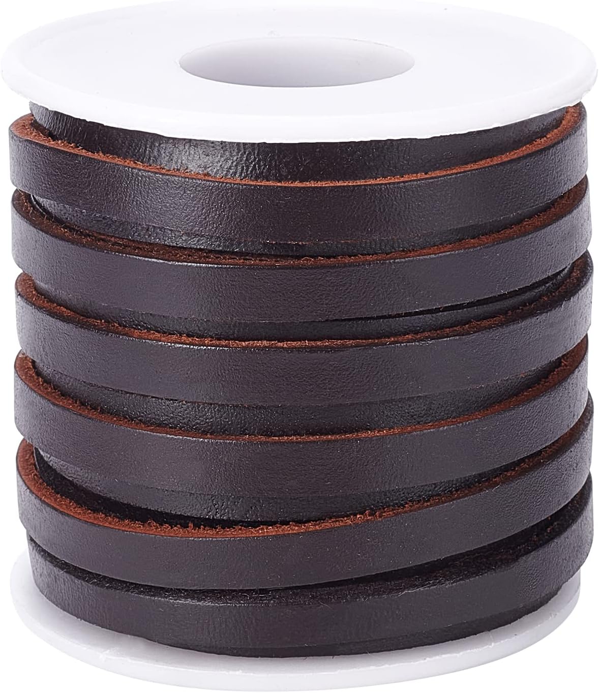 Amazon.com: BENECREAT 6mm 11 Yard Real Leather Straps Round Leather ...