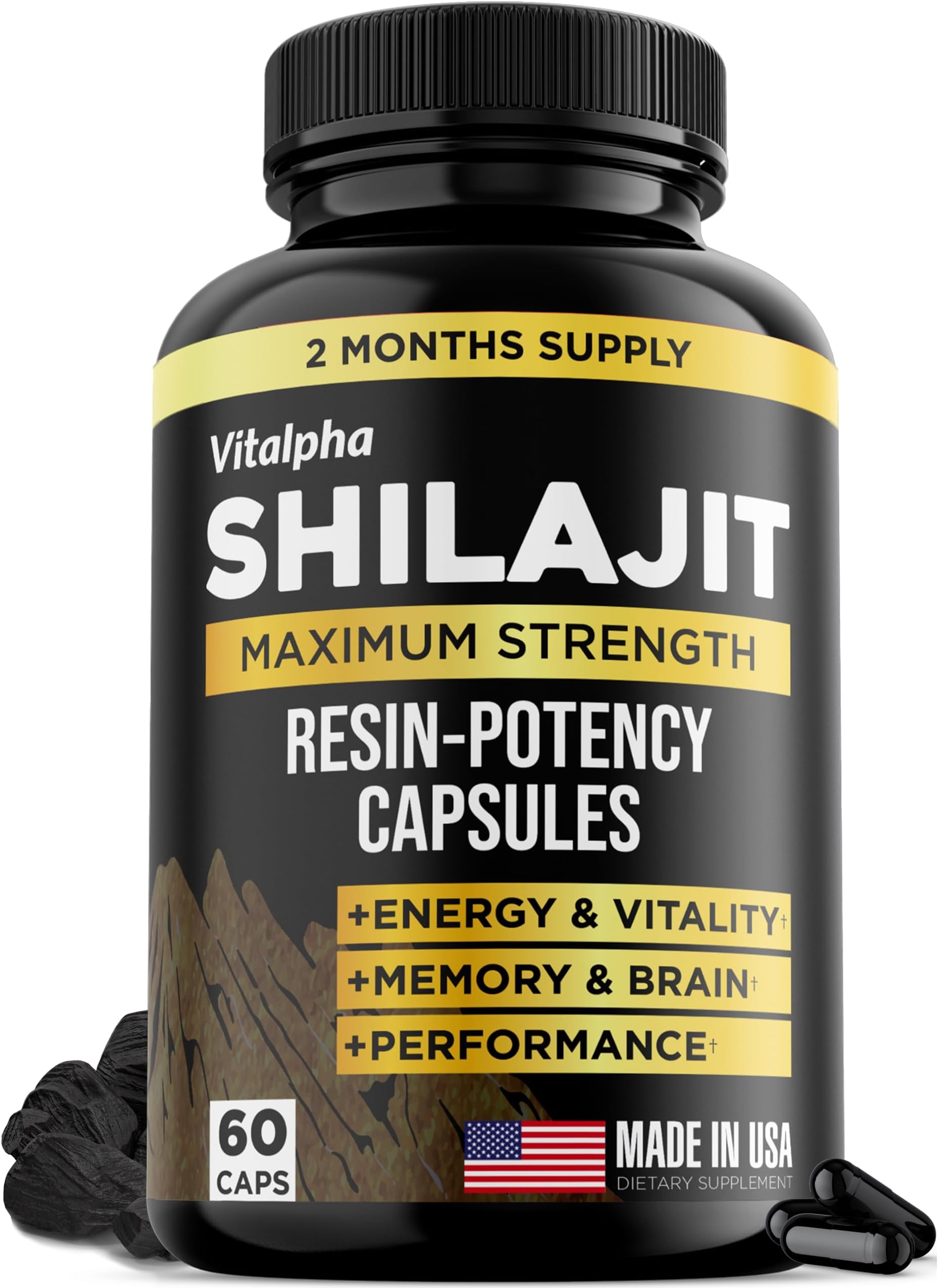 Amazon.com: Thinbi Pure Himalayan Shilajit 10000mg Maximum Potency ...